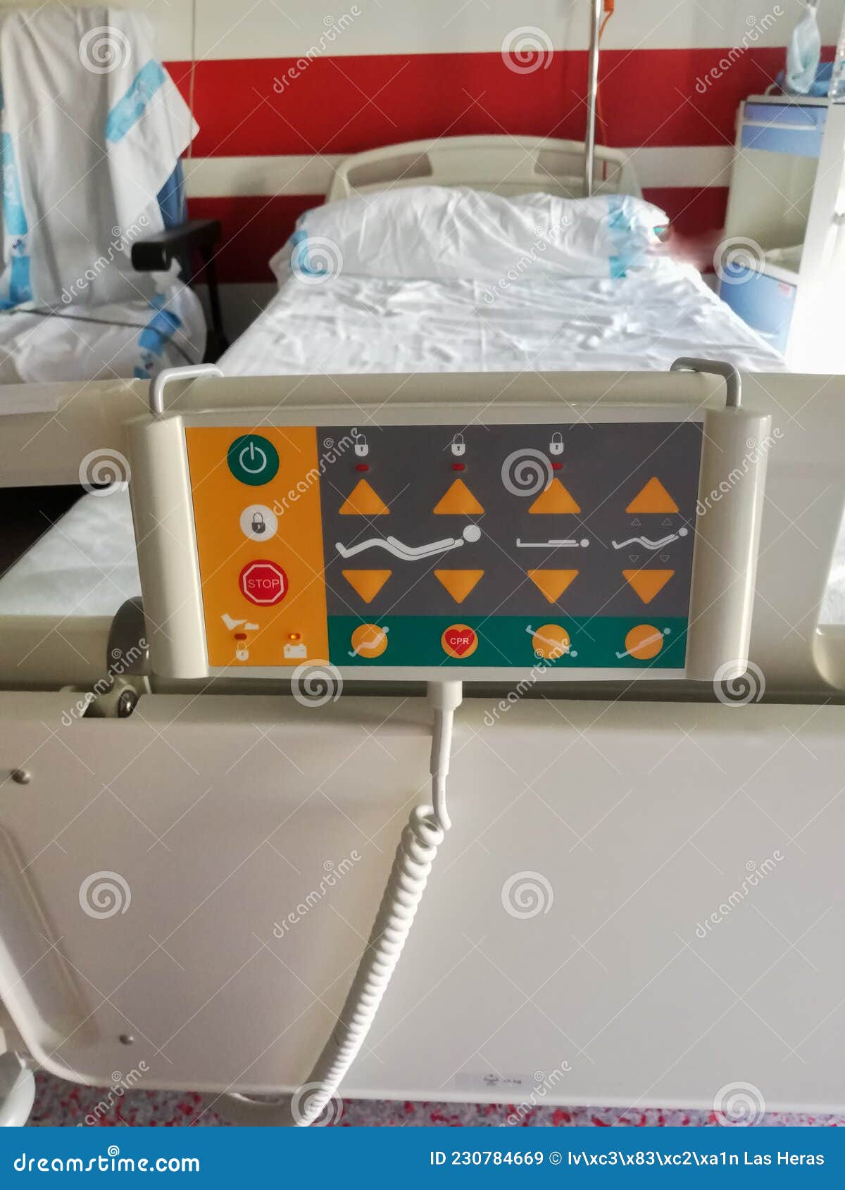Command To Place a Hospital Bed Stock Image - Image of comfort ...