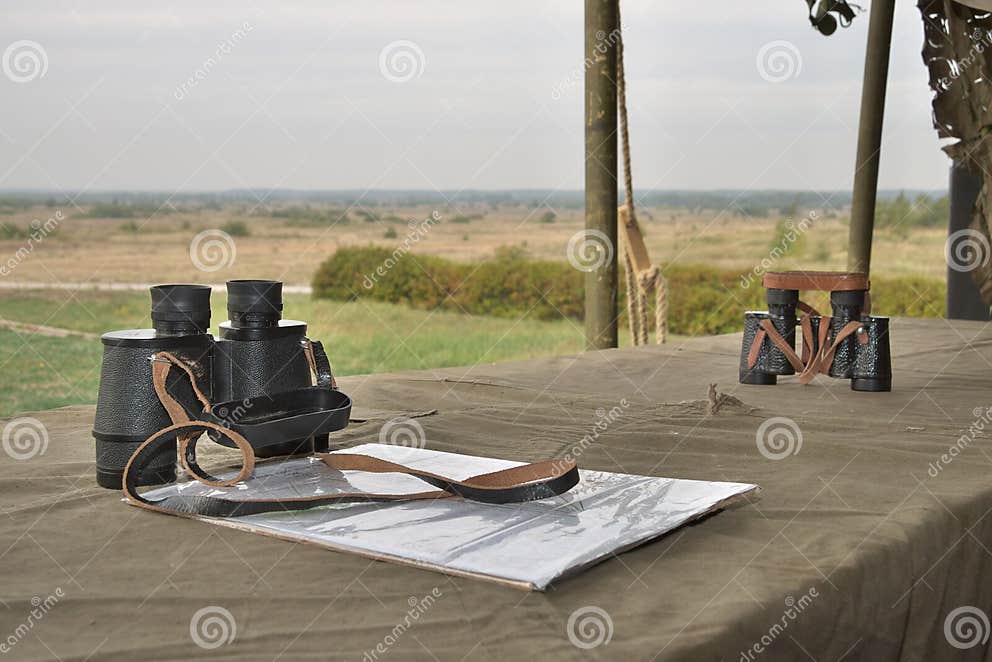 Commander s position stock image. Image of artillery - 54243179