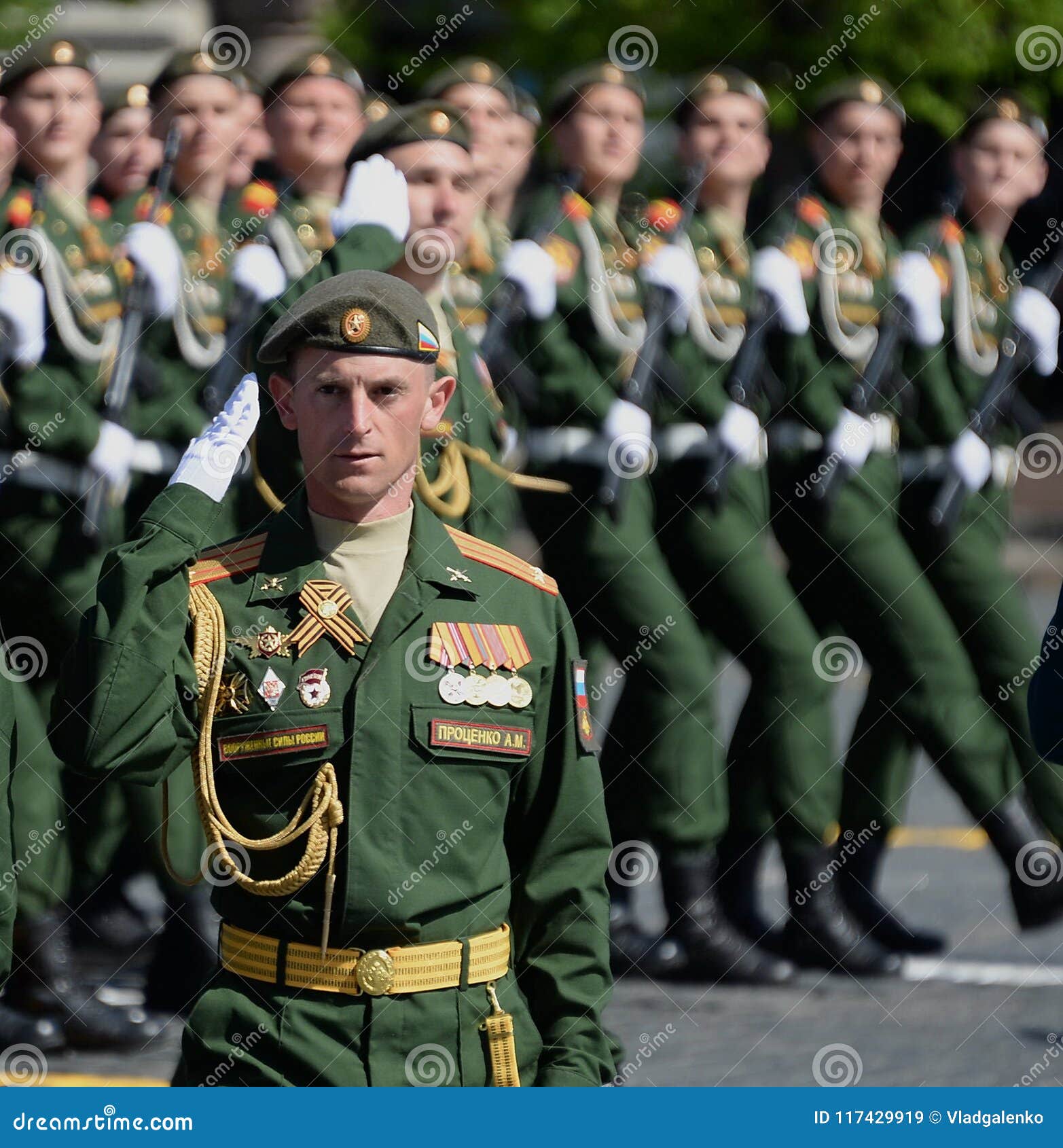 The Commander of a Separate Guards Motorized Rifle Brigade, Lieutenant ...