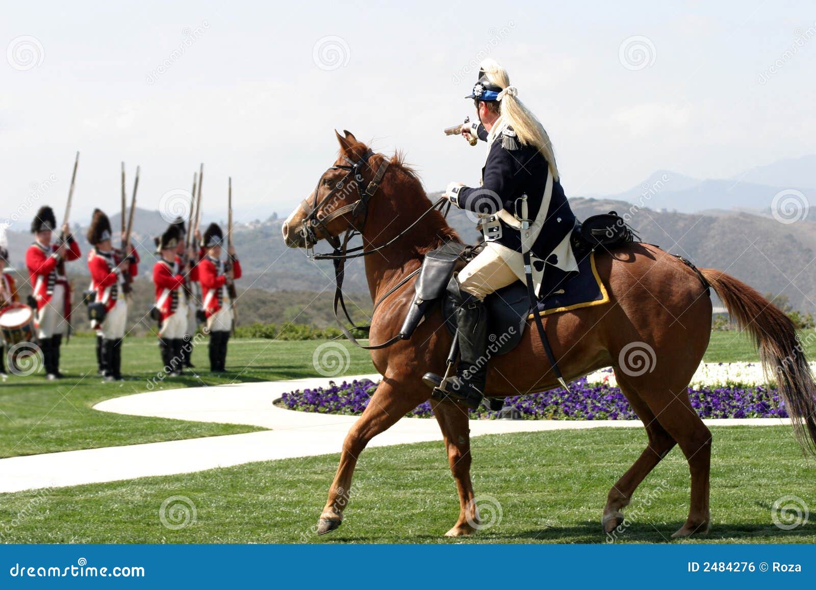 Commander and soldier stock photo. Image of holiday, civil - 2484276