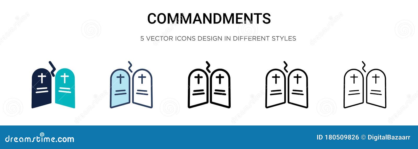Commandments Icon in Filled, Thin Line, Outline and Stroke Style ... Commandments Icon in Filled, Thin Line, Outline and Stroke Style ...