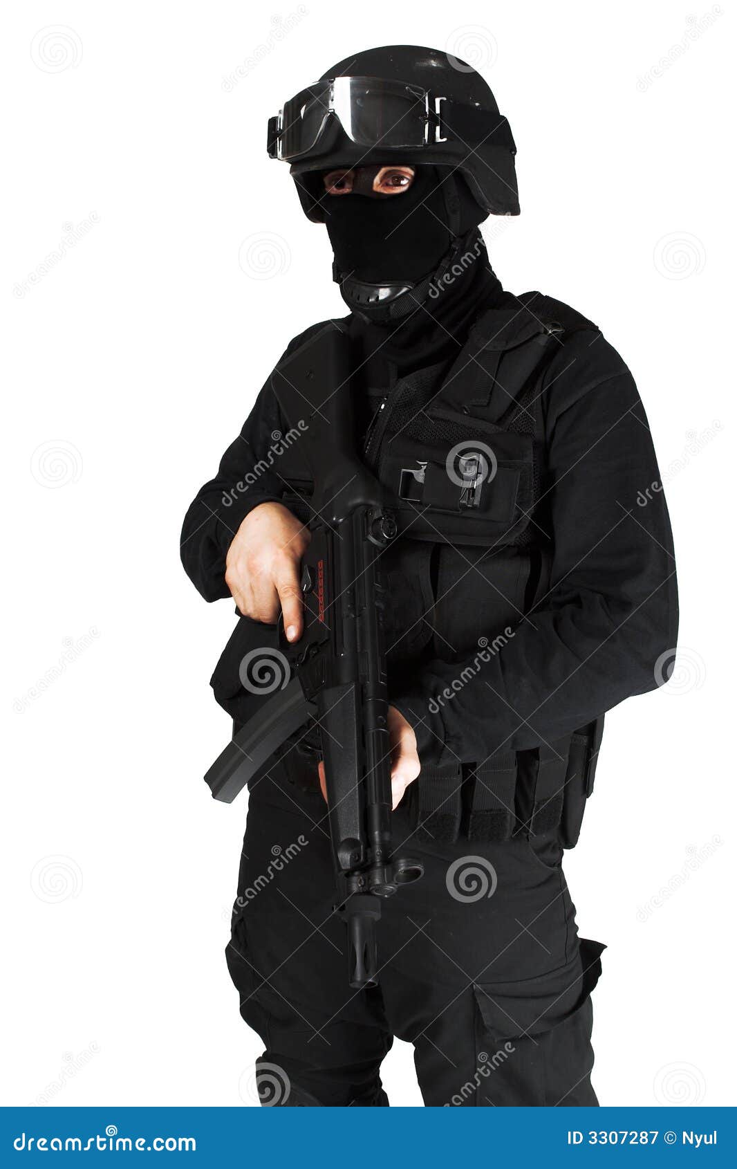 Commando stock image. Image of aggression, suit, defensive - 3307287