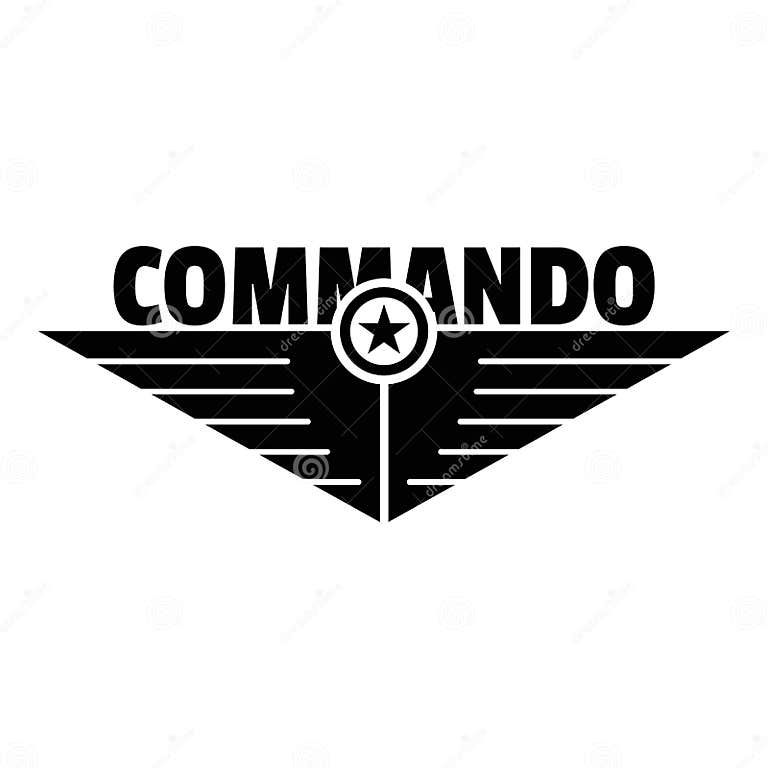 Commando Logo, Simple Style Stock Illustration - Illustration of force ...