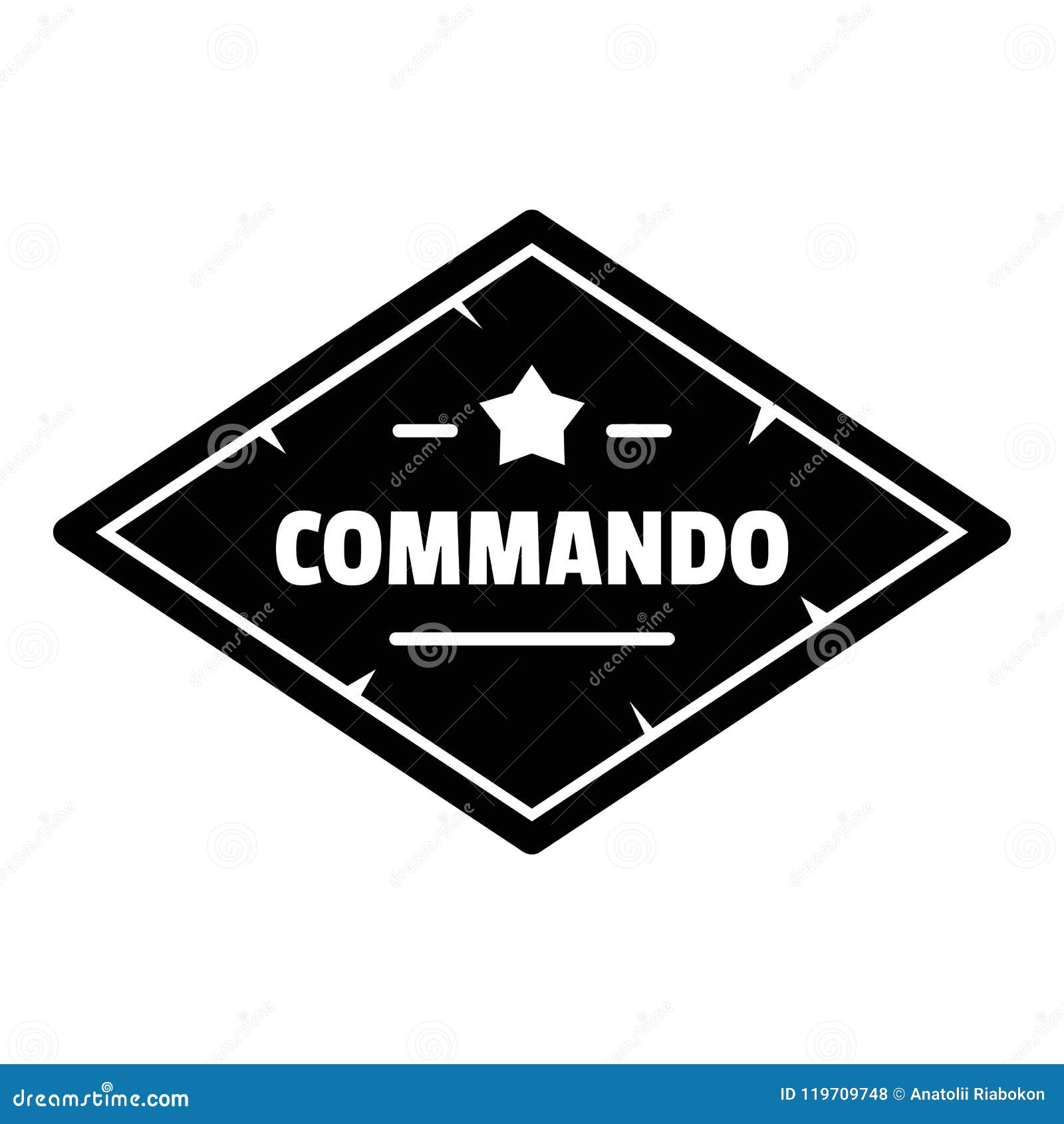 Commando Troop Logo, Simple Style Stock Vector - Illustration of design ...