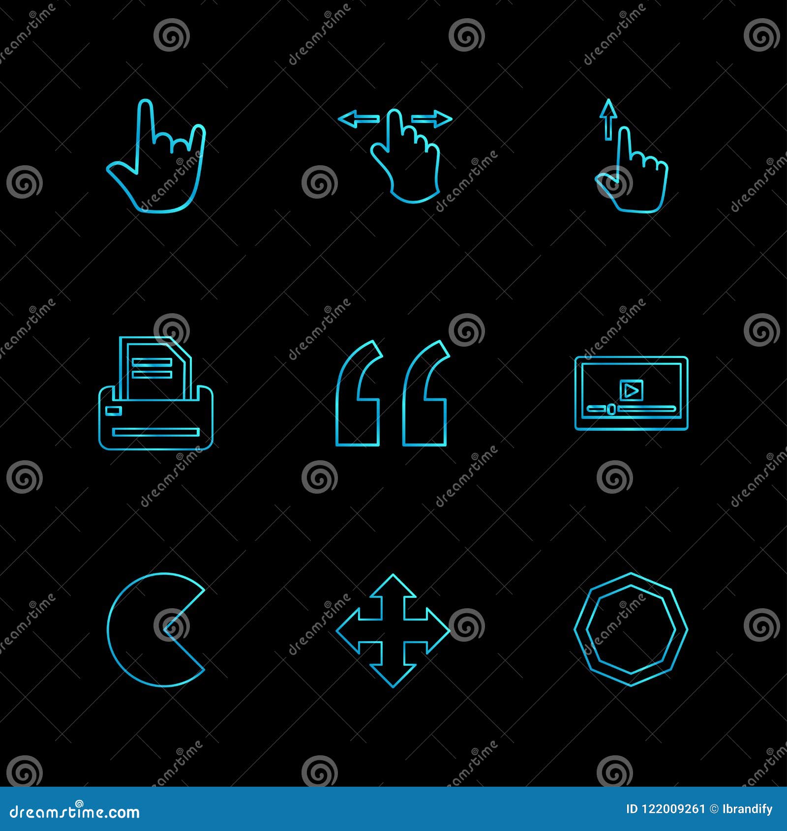 Commas , Dot , Slash , Hands , Pointer , Arrows , Directions , Stock ...