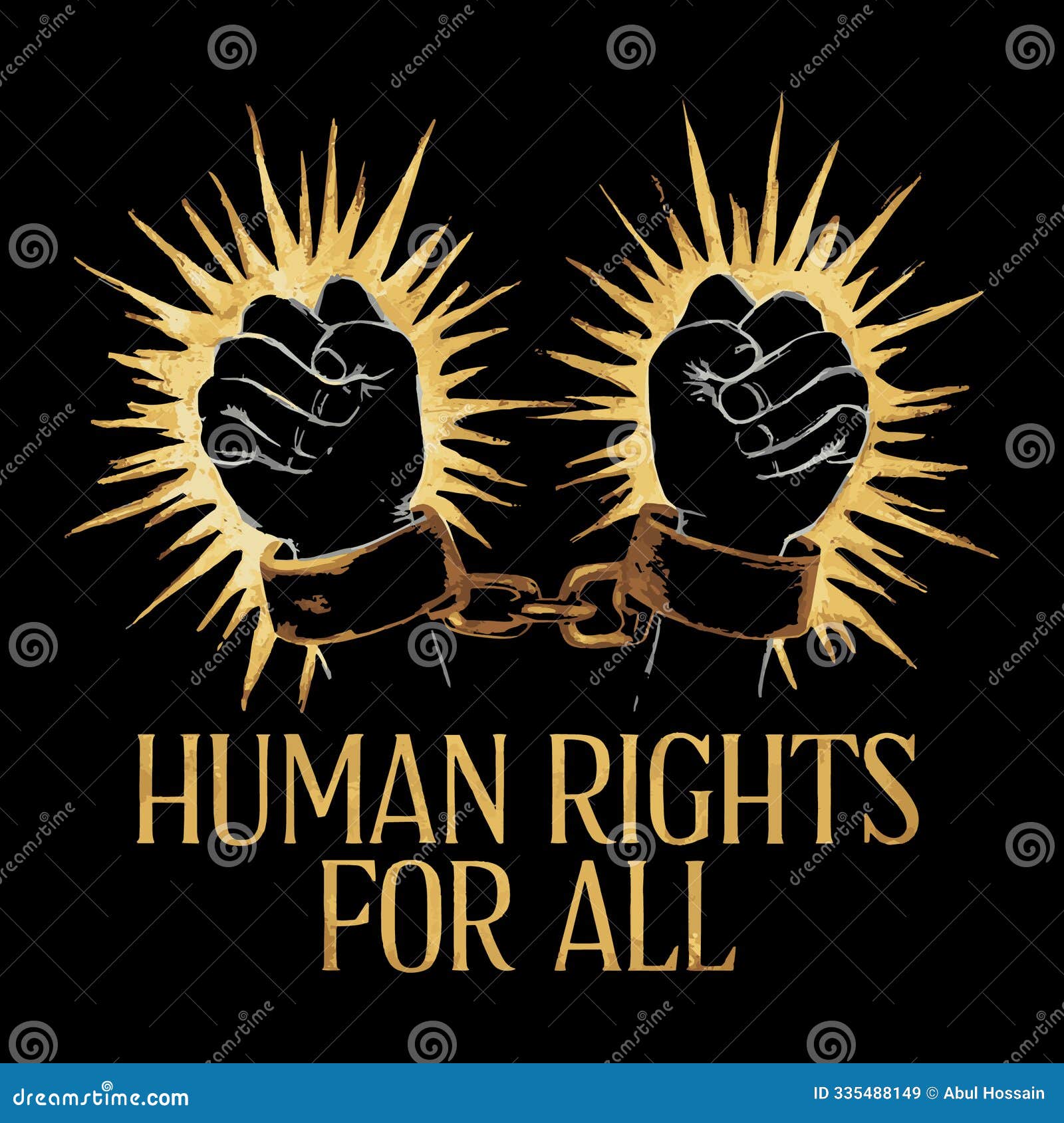 Commemorating Human Rights Day Banner Images Equality Symbol Vector ...