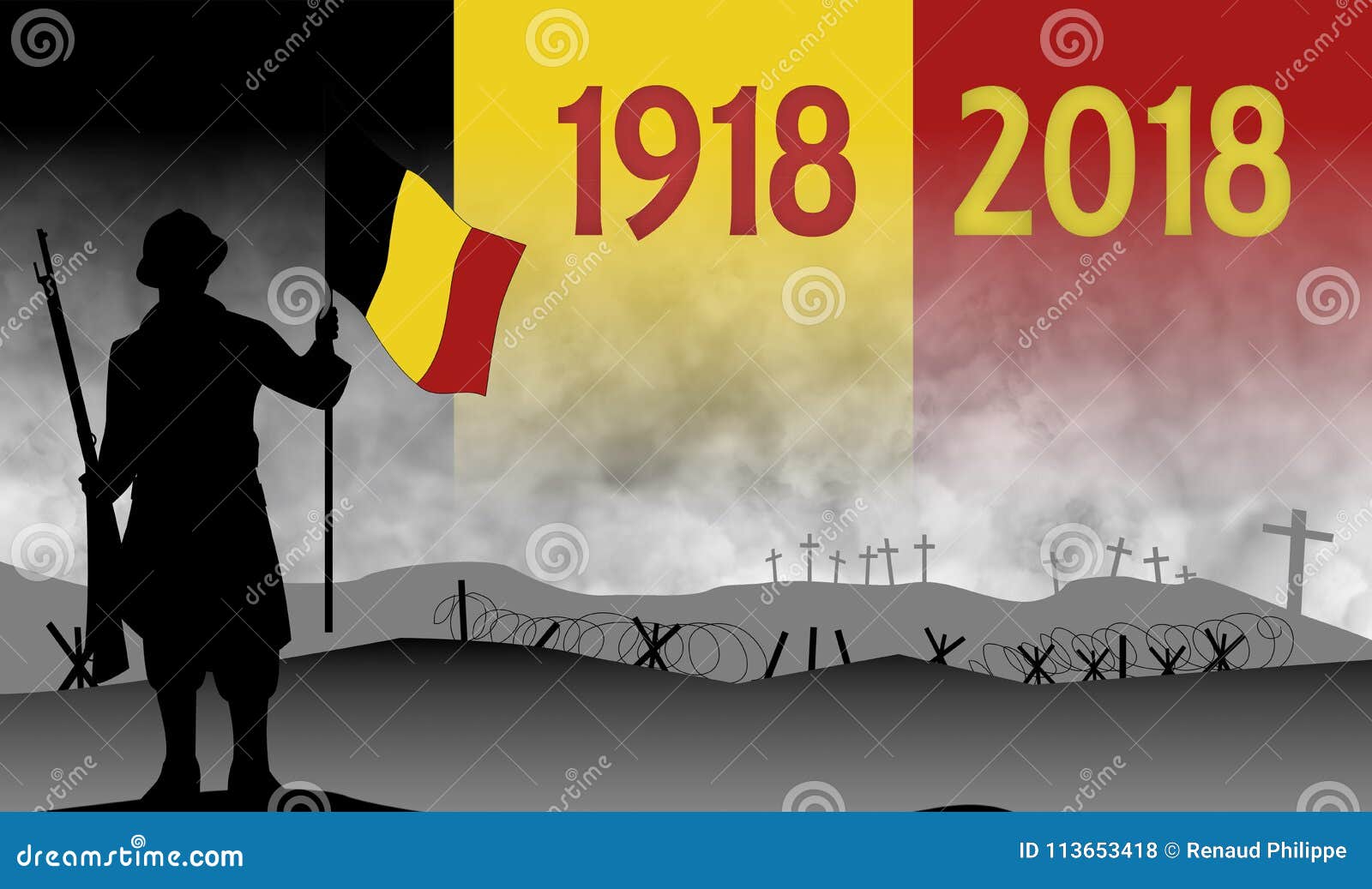 Commemoration of the Centenary of the Great War, Belgium Stock ... Commemoration of the Centenary of the Great War, Belgium Stock ...