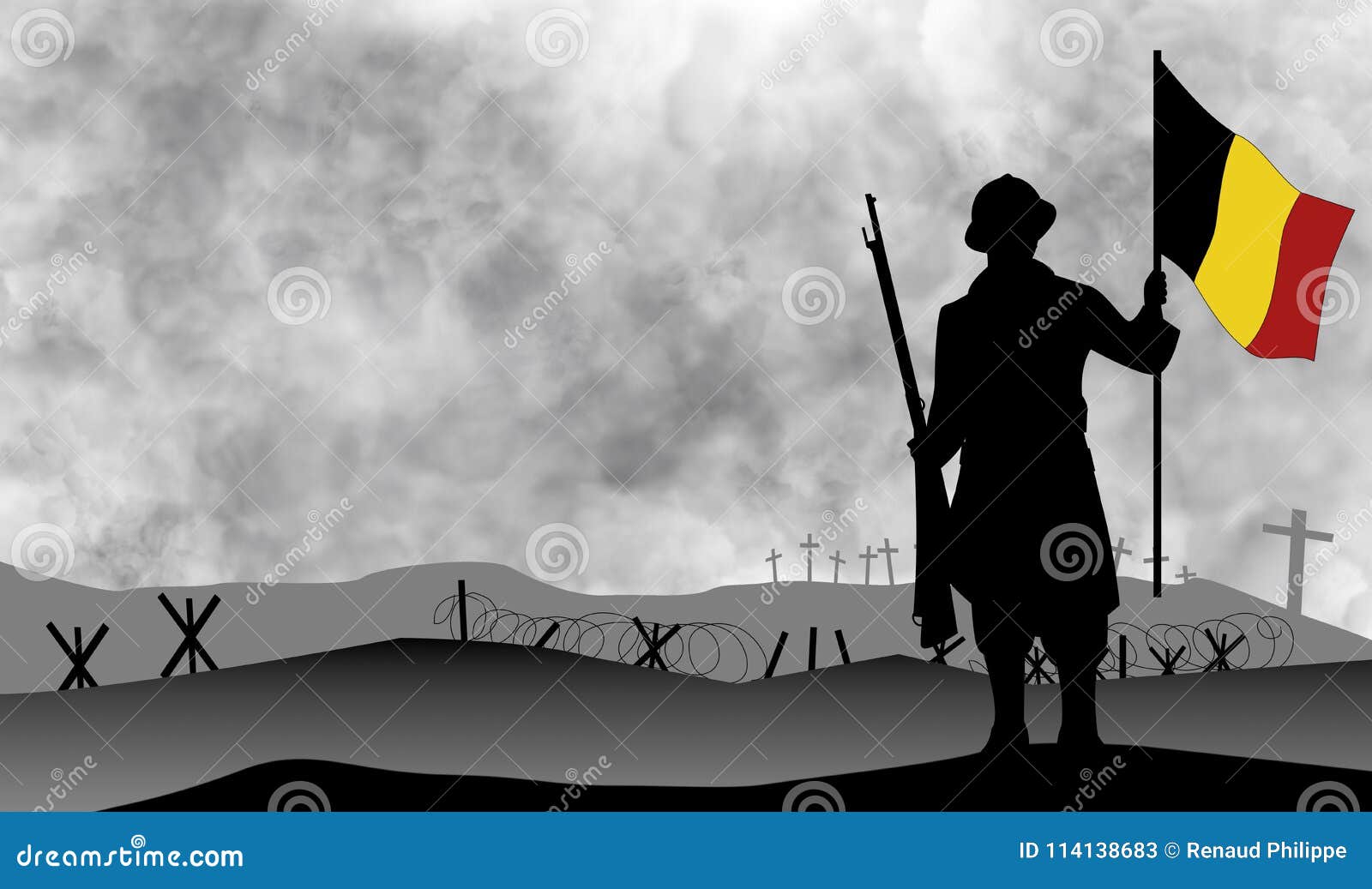 Commemoration of the Centenary of the Great War, Belgium Stock ... Commemoration of the Centenary of the Great War, Belgium Stock ...