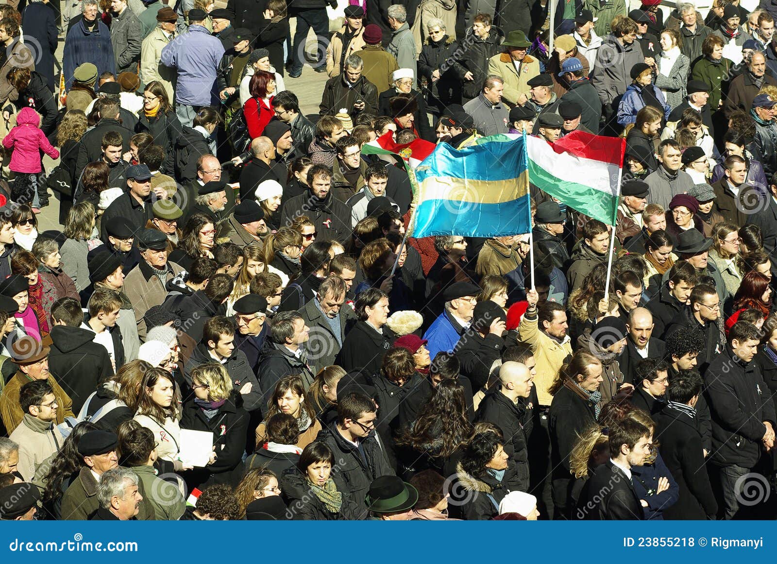 Commemoration of the Hungarian Revolution Editorial Stock Photo - Image ...
