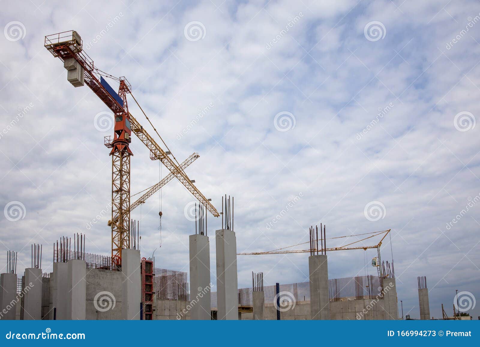 Commencement of Construction on Some Site Stock Image - Image of ...