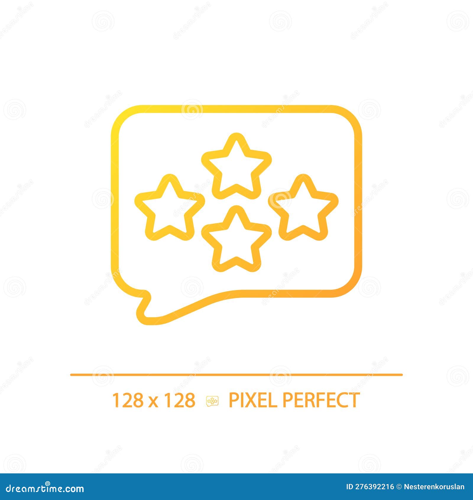Comment with Assess Pixel Perfect Gradient Linear Vector Icon Stock ...