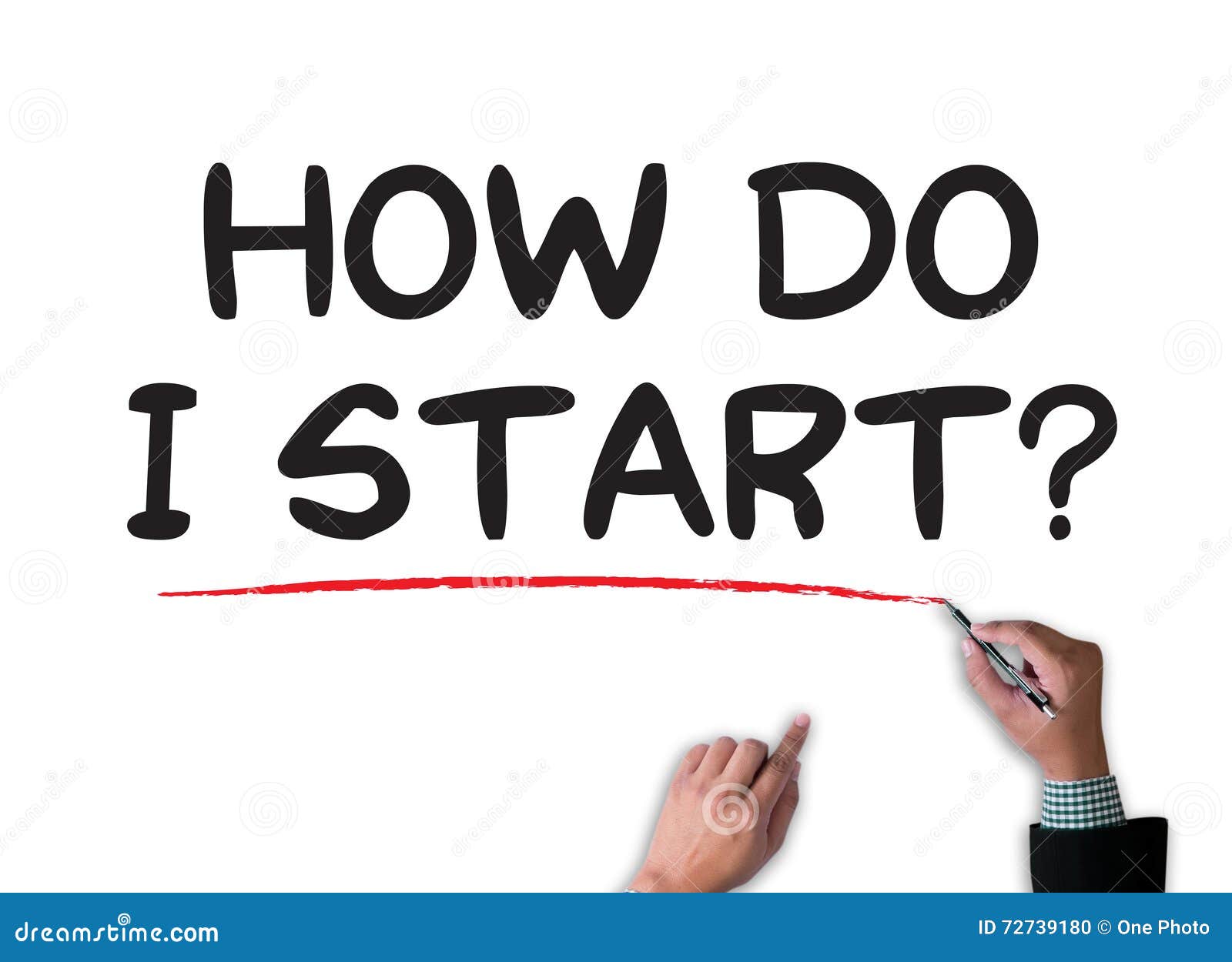 COMMENT EST-CE QUE JE COMMENCE ? Photo stock - Image du modèle, rêves ...