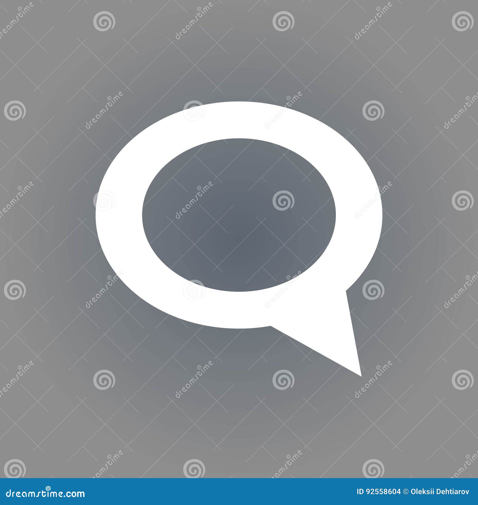 Comment Icon Stock Vector Illustration Flat Design Stock Vector ...