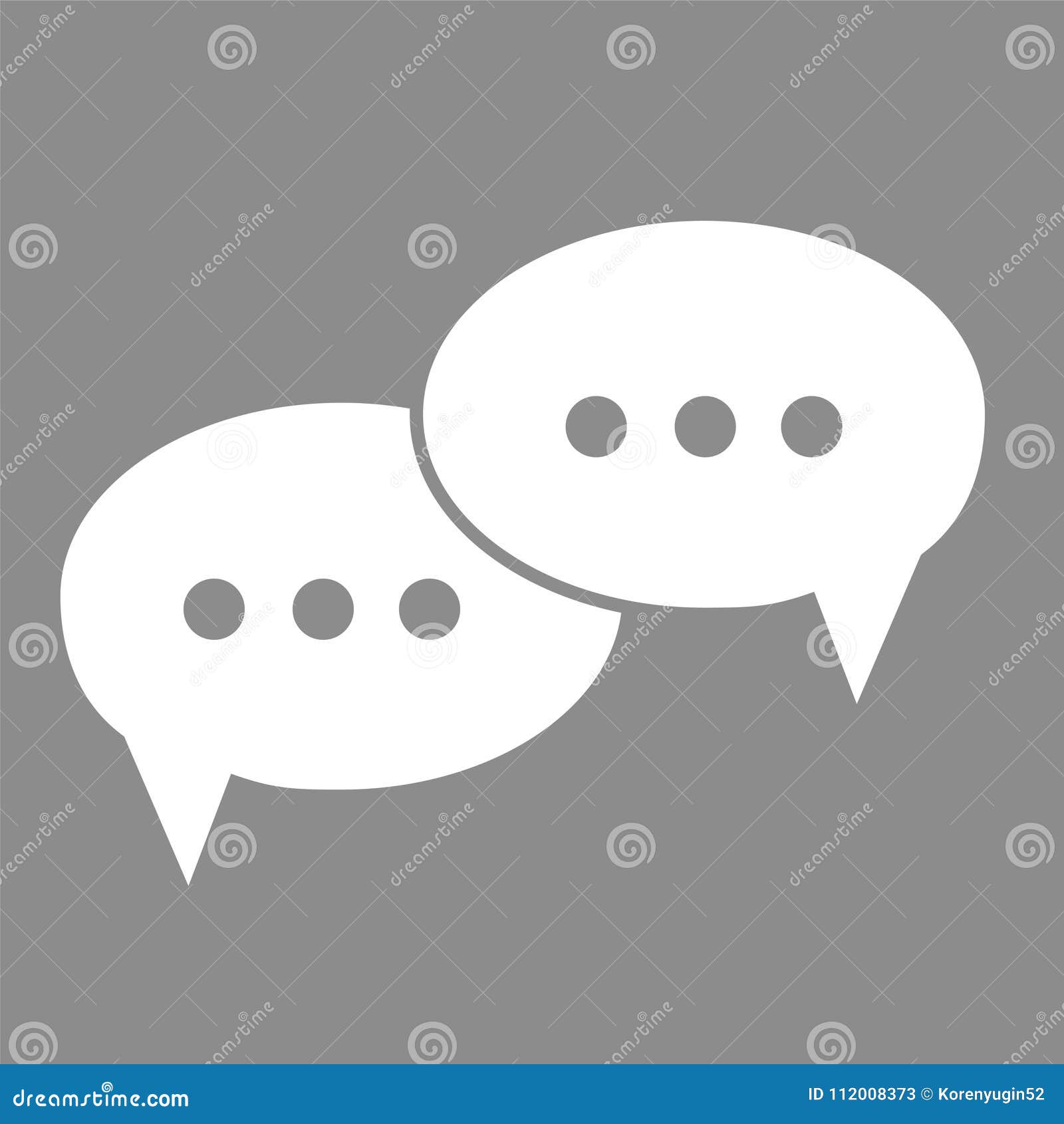 Comment Icon. Stock Vector Illustration. Stock Vector - Illustration of ...