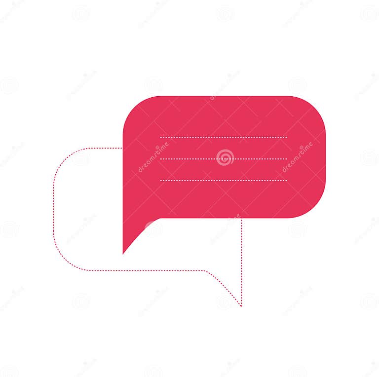 Comment icon stock vector. Illustration of user, isolated - 48091768