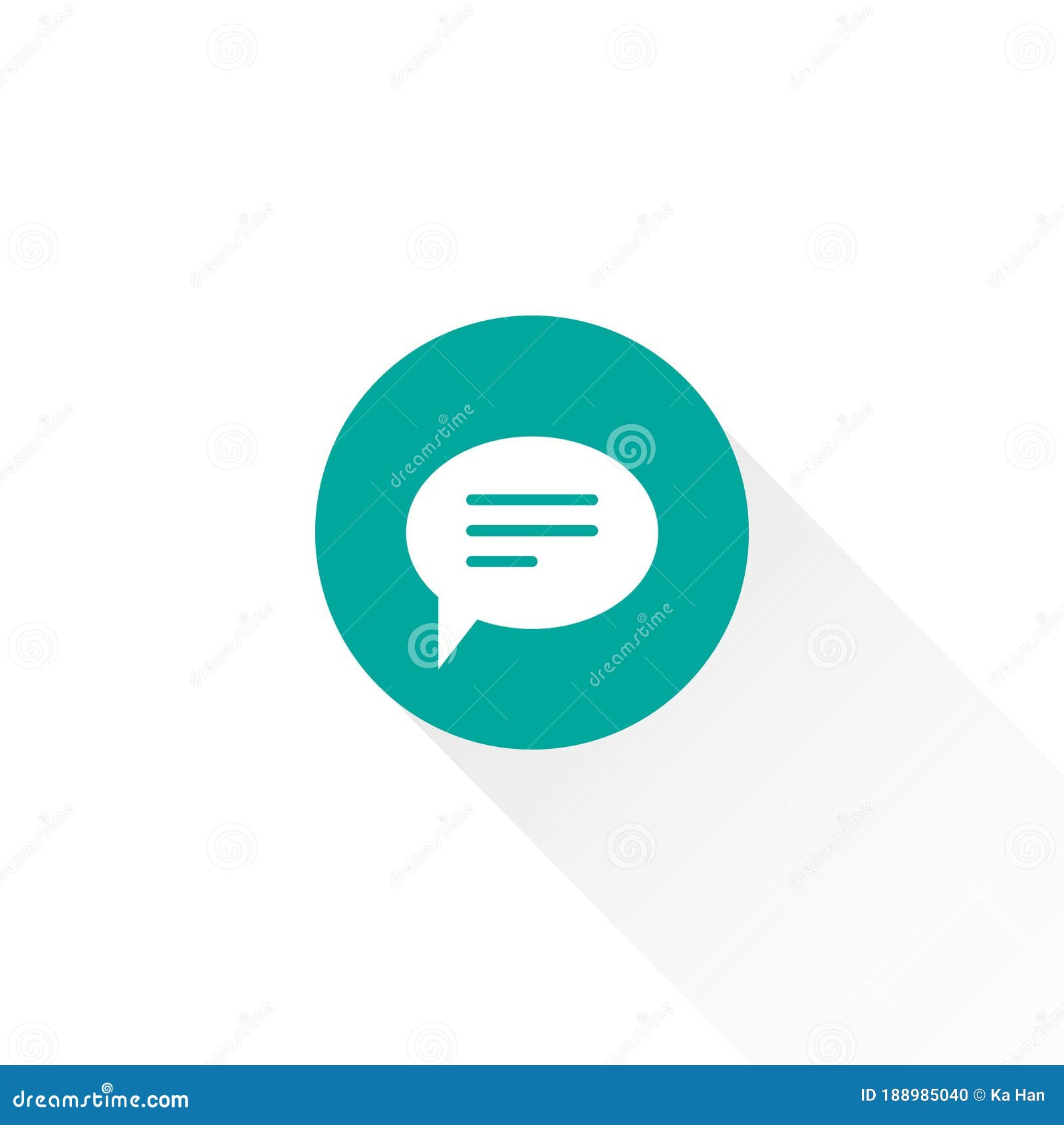 Comment Icon Vector in Trendy Flat Style. Feedback, Messages, Chat ...
