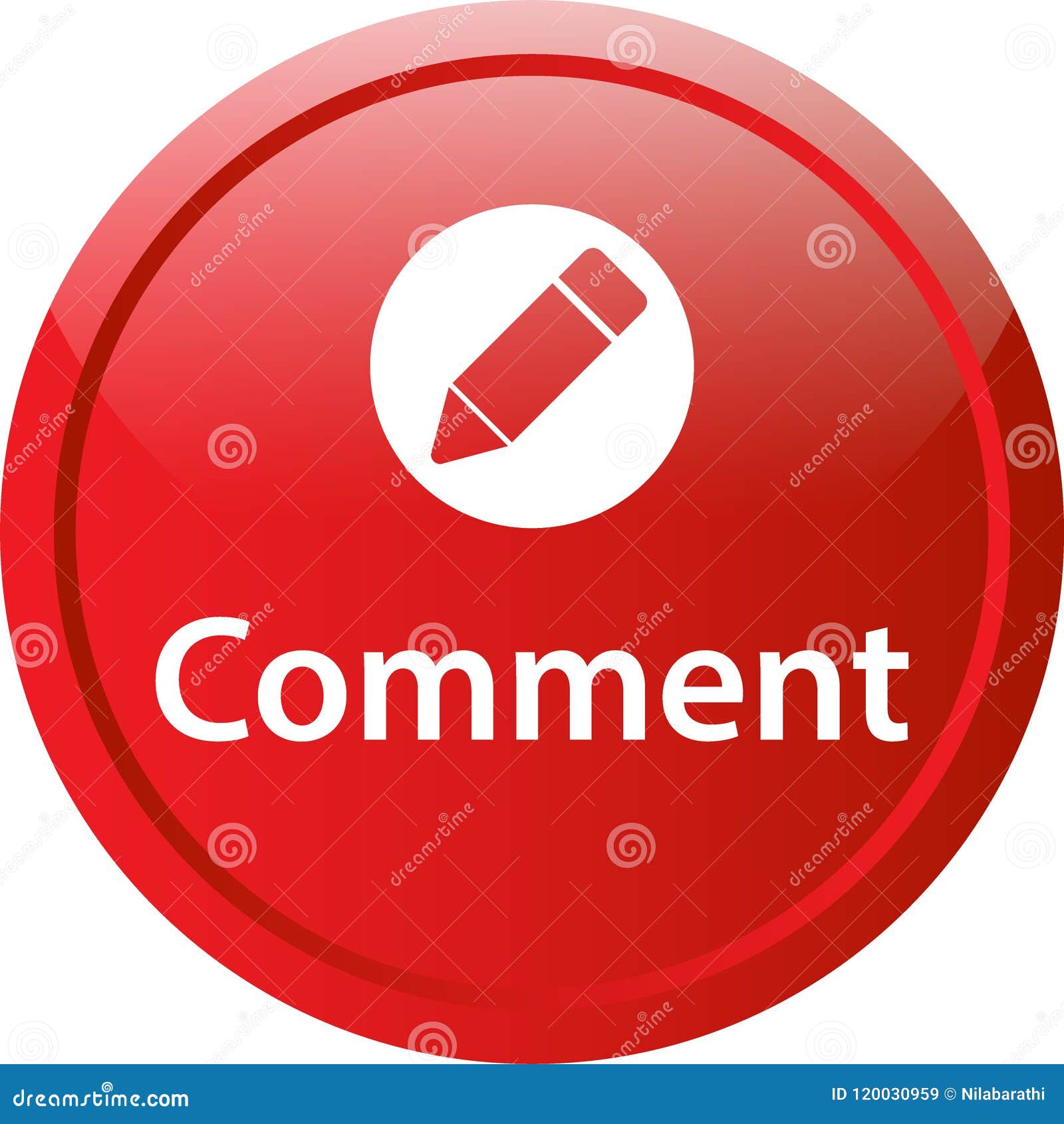 Comment icon web button stock illustration. Illustration of feedback ...