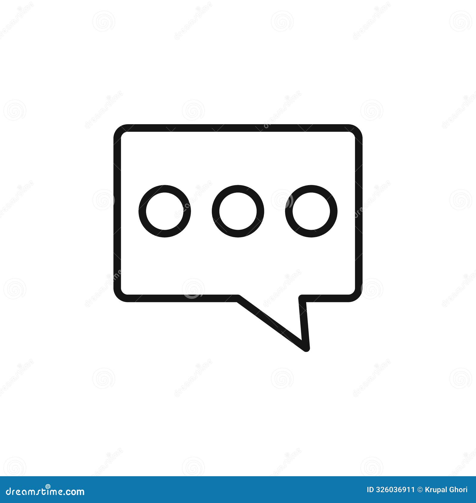 Comment Logo Sign Vector Outline Stock Illustration - Illustration of ...