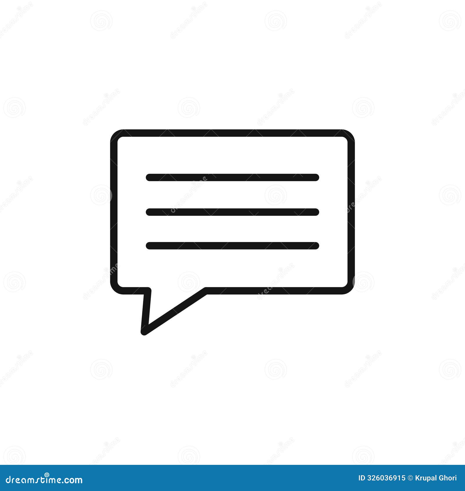 Comment Logo Sign Vector Outline Stock Illustration - Illustration of ...