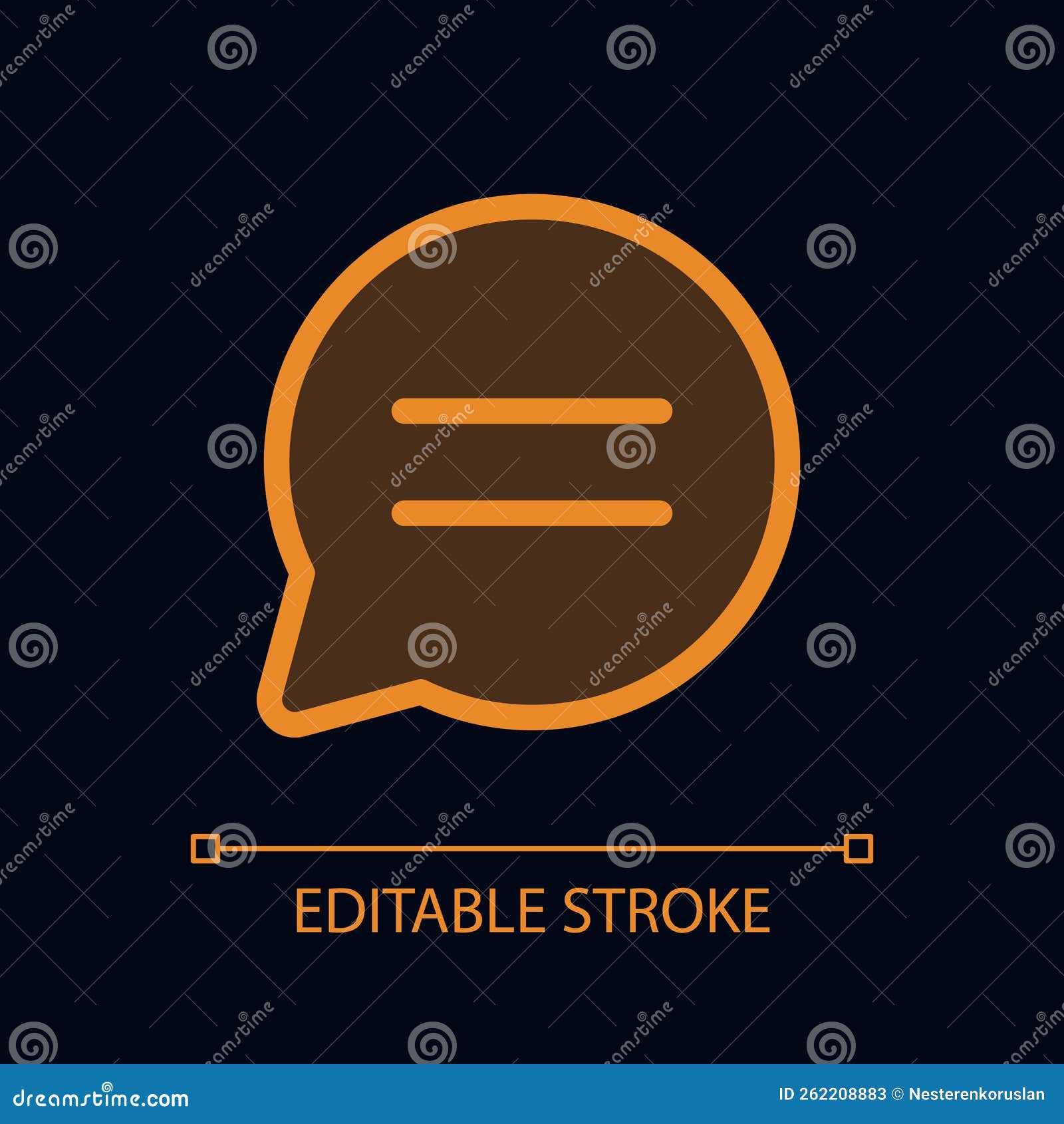 Comment Pixel Perfect Glassmorphism Ui Icon for Dark Theme Stock Vector ...