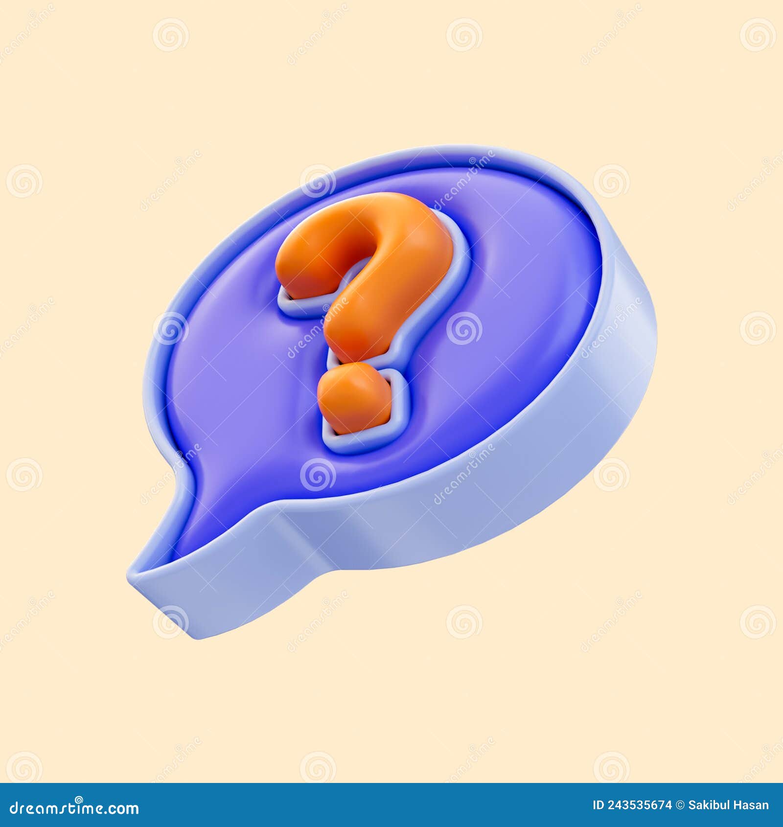 Comment? Question Letter Full Color Background Cartoon Vector ...