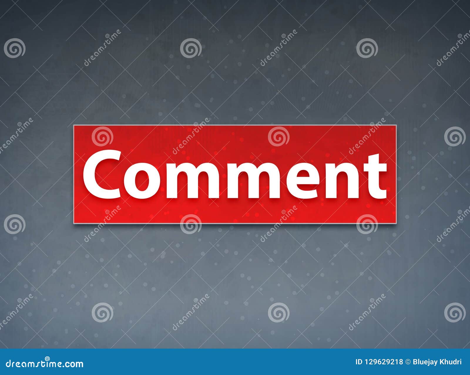 Comment Red Banner Abstract Background Stock Illustration ...