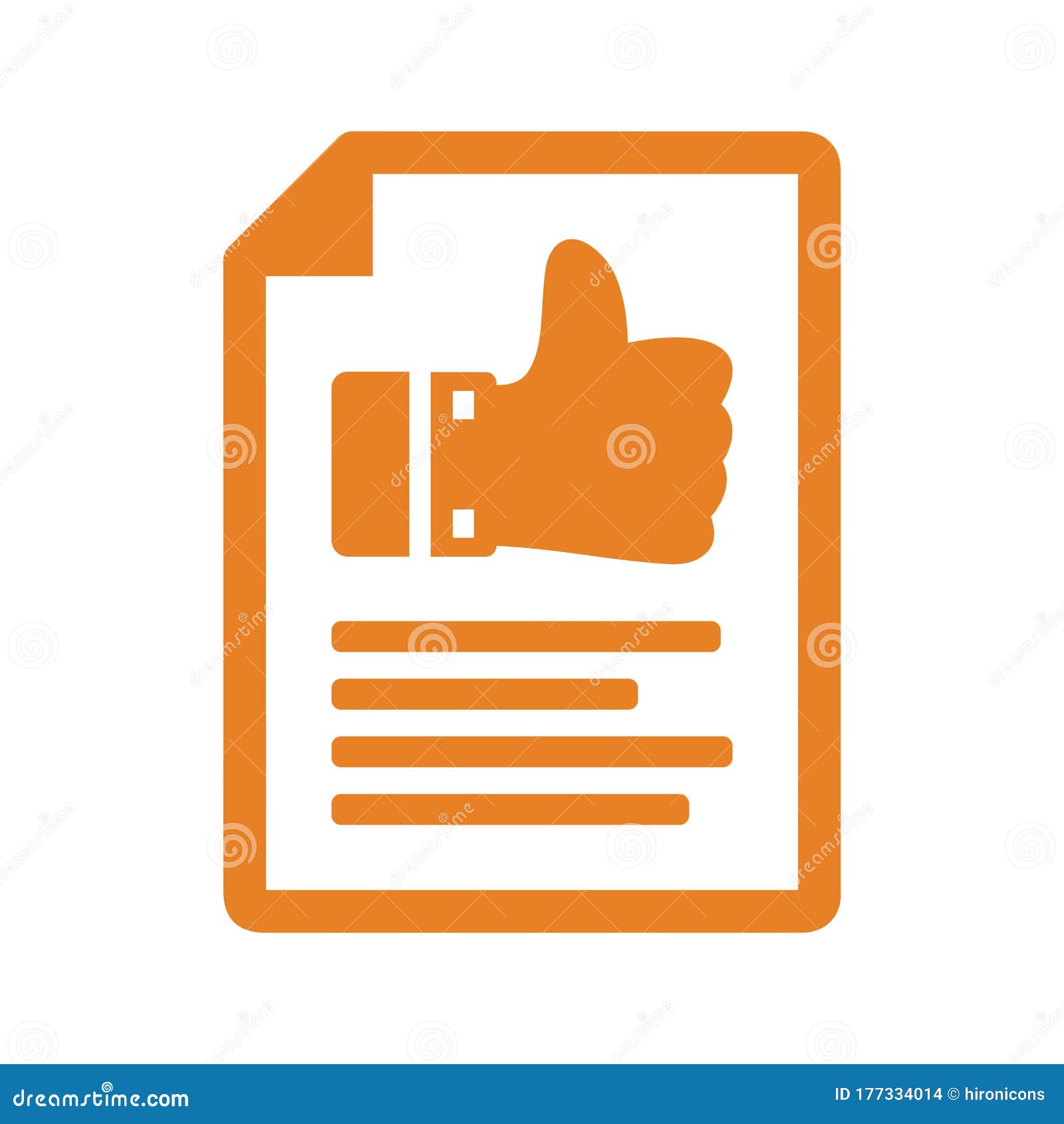 Comment Writing Icon, Feedback, Review Submit, Orange Color Stock ...