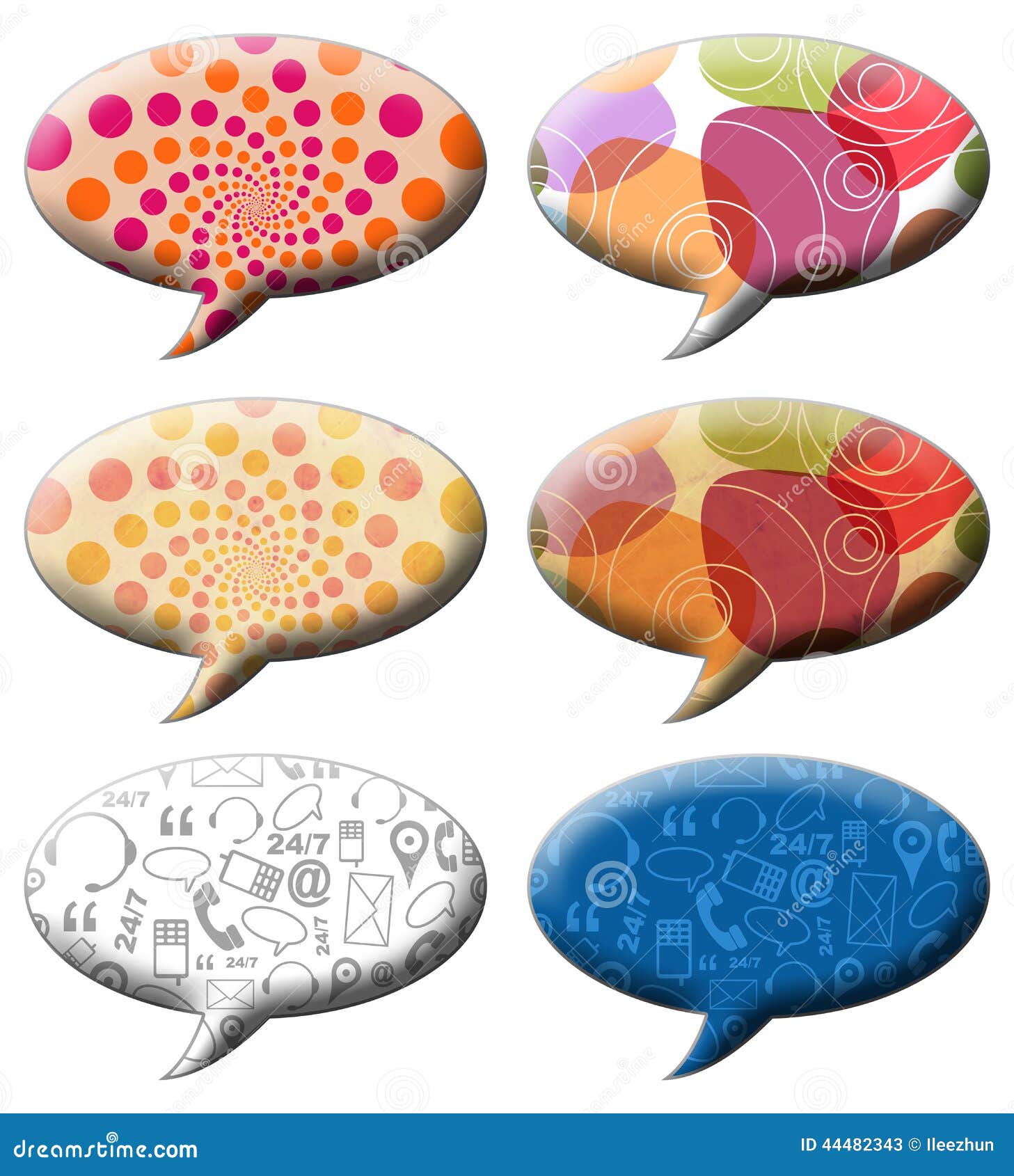 Comments Symbols Set stock illustration. Illustration of quote - 44482343