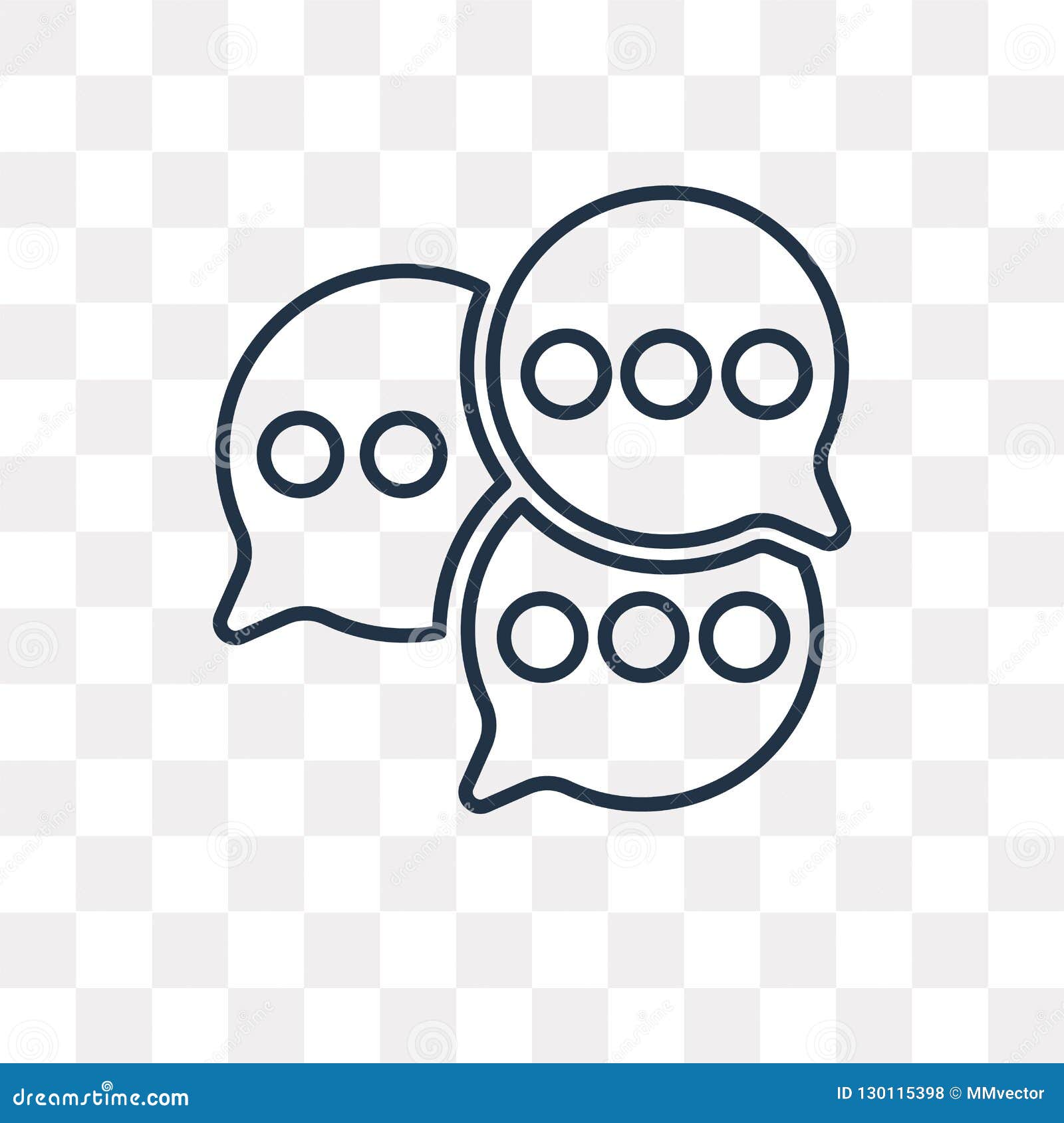 Linear Comments Icon From Feedback Outline Collection. Thin Line ...