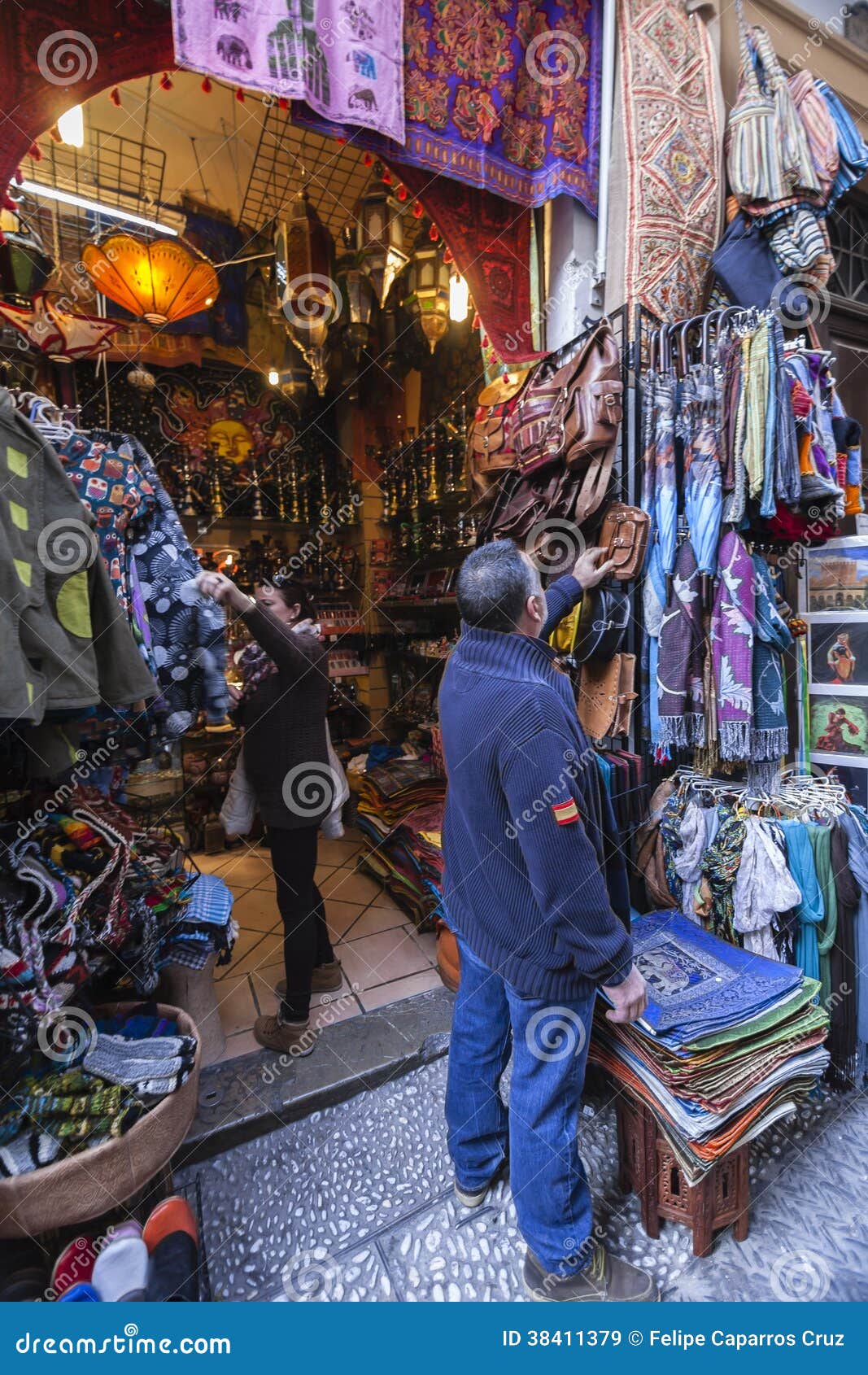 Commerce of Arab Products in the Called Street of the Tearooms ...