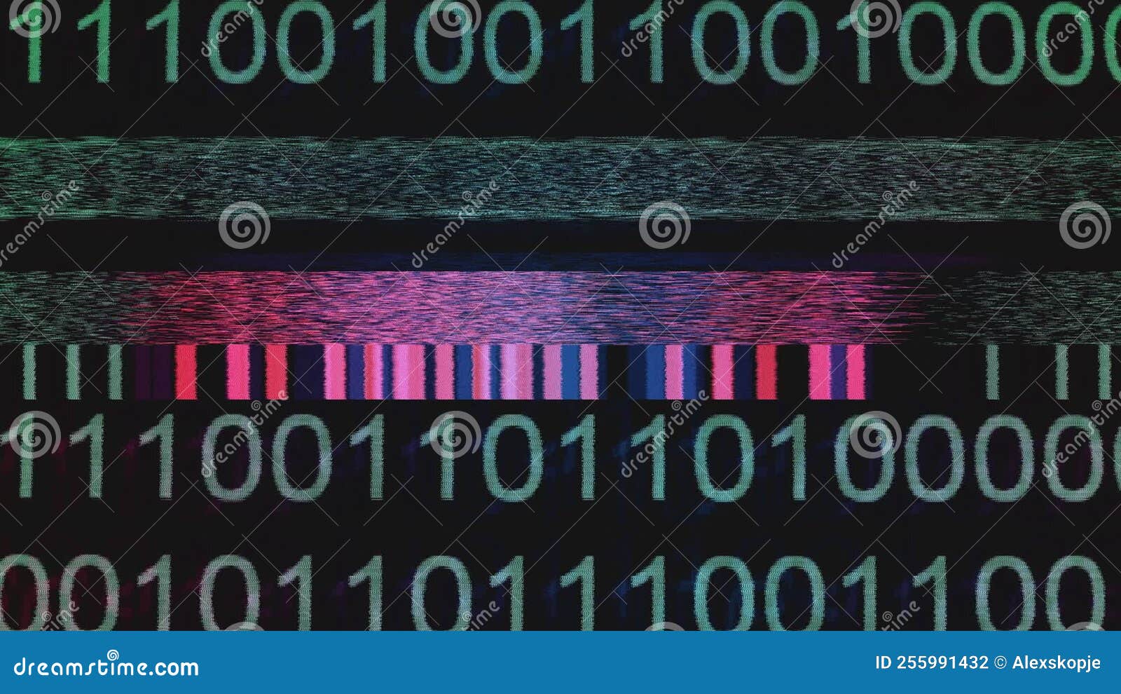 Commerce Broken Data on the Screen Glitch Effect Stock Footage - Video ...