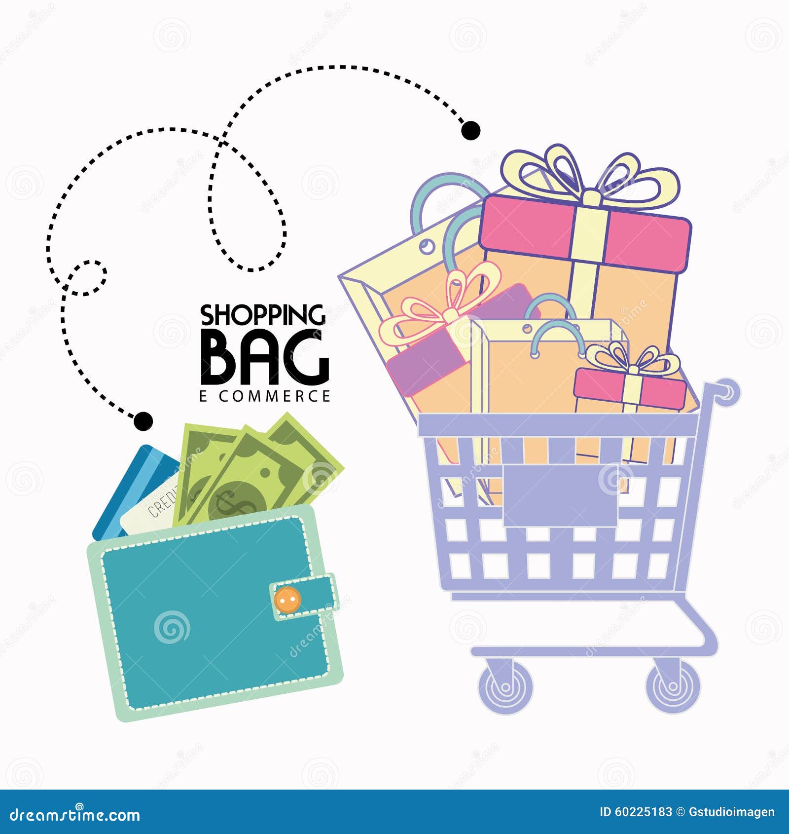 Commerce concept stock vector. Illustration of service - 60225183