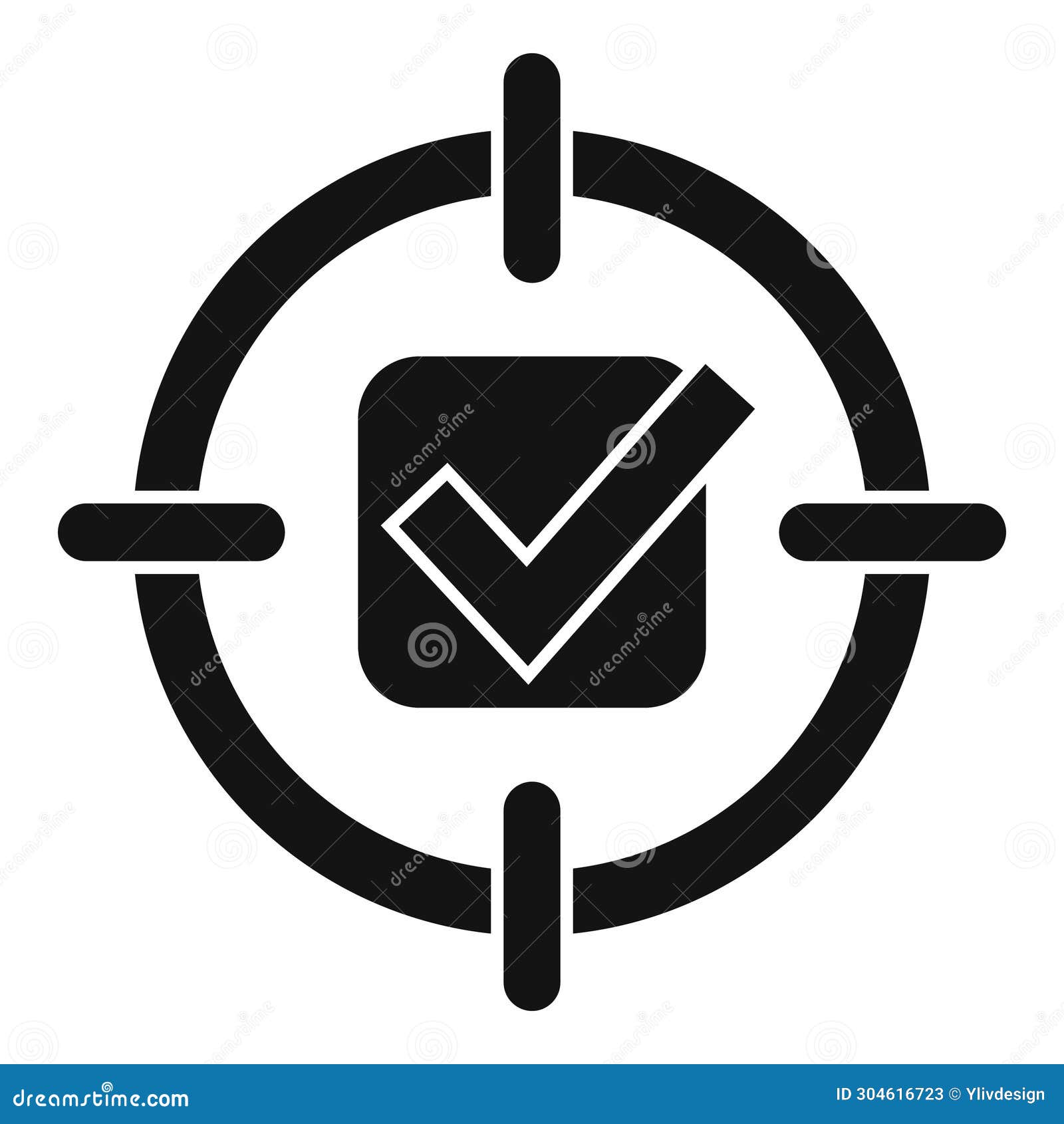 Commerce Marketing Target Icon Simple Vector. Document App Stock ...