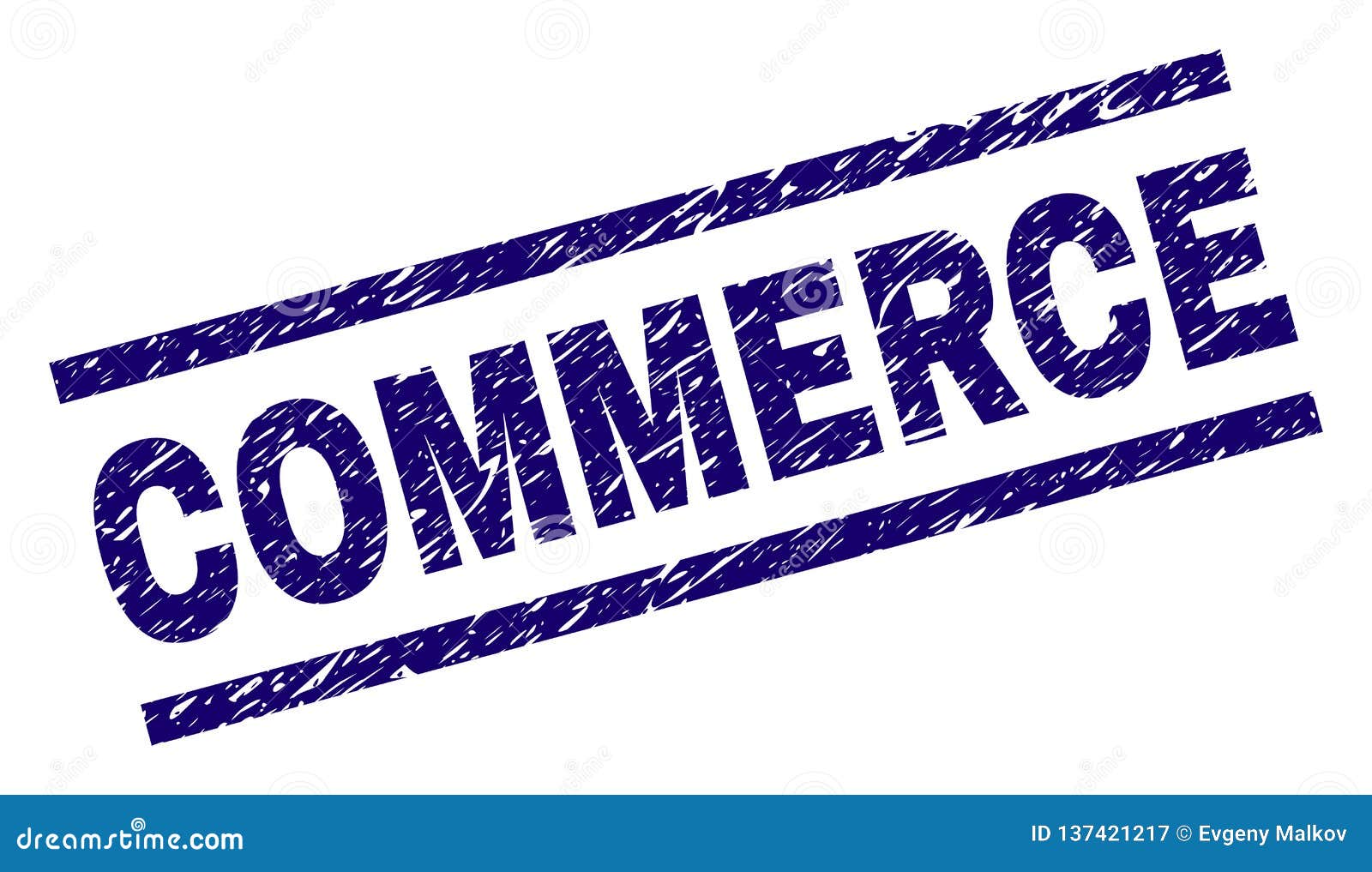 Scratched Textured COMMERCE Stamp Seal Stock Vector - Illustration of ...