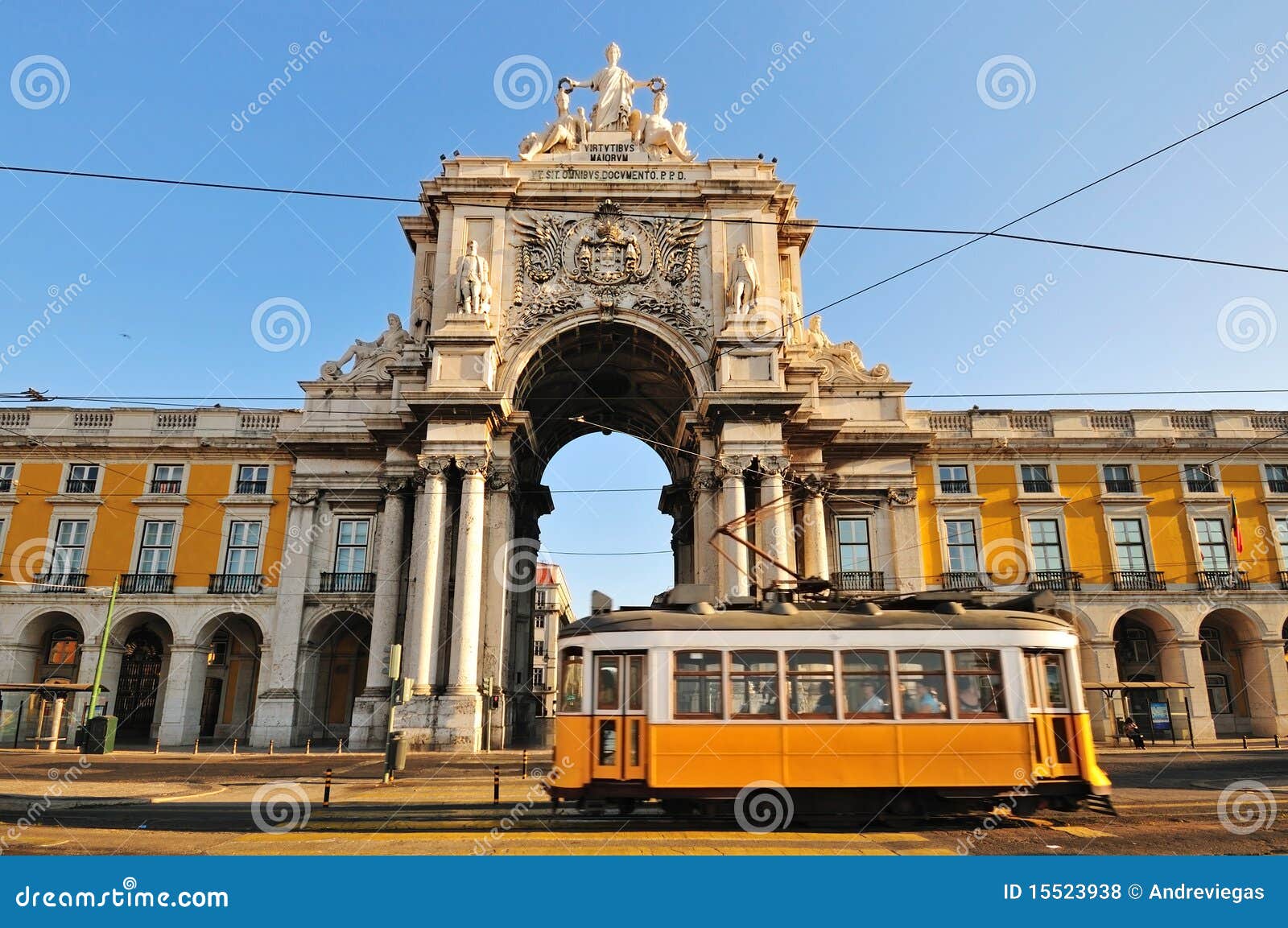 Commerce Square, Lisbon stock photo. Image of augusta - 15523938