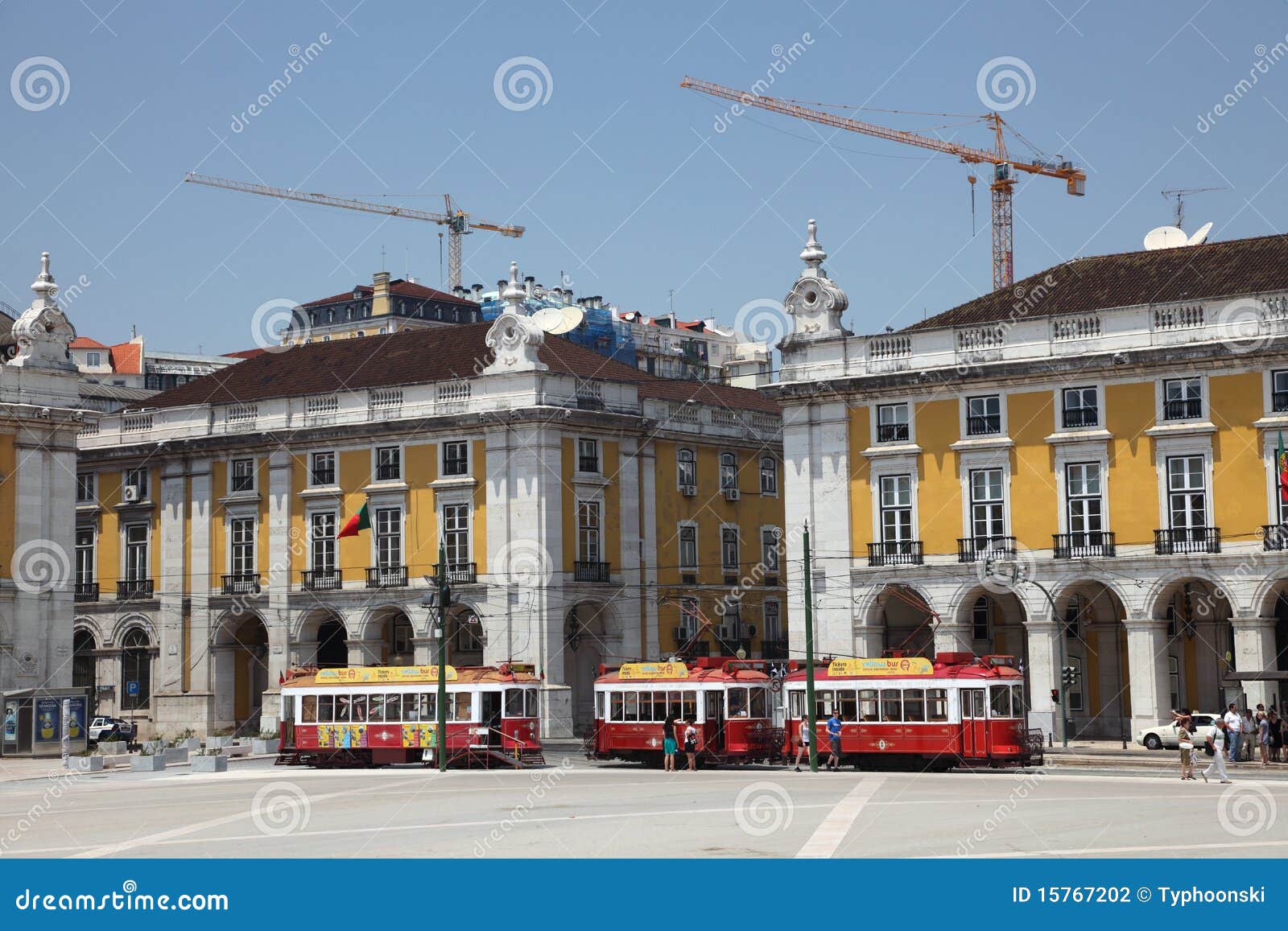 Commerce square in Lisbon editorial photography. Image of square - 15767202