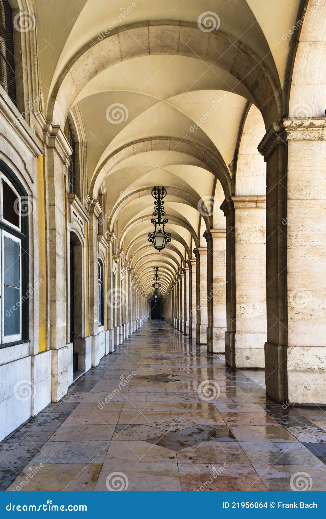 Commerce Square in Lisbon , Stock Photo - Image of architecture ...