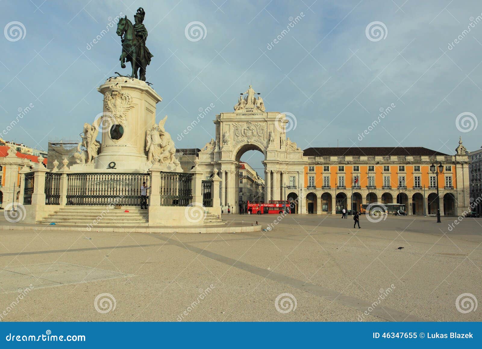 Commerce Square in Lisbon editorial image. Image of travel - 46347655