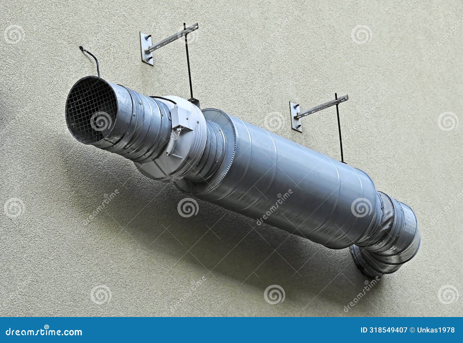 Ventilation system funnel stock image. Image of supply - 318549407