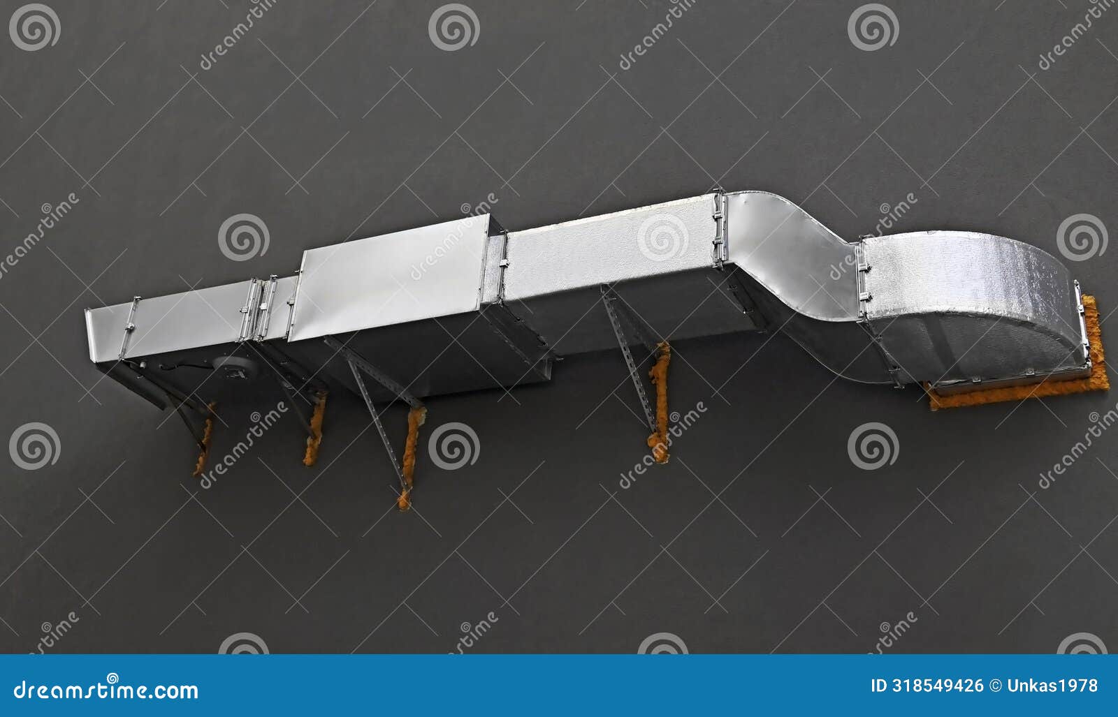 Ventilation system funnel stock photo. Image of industry - 318549426