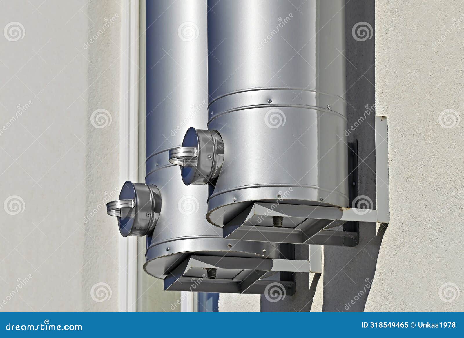 Ventilation system funnel stock image. Image of heat - 318549465