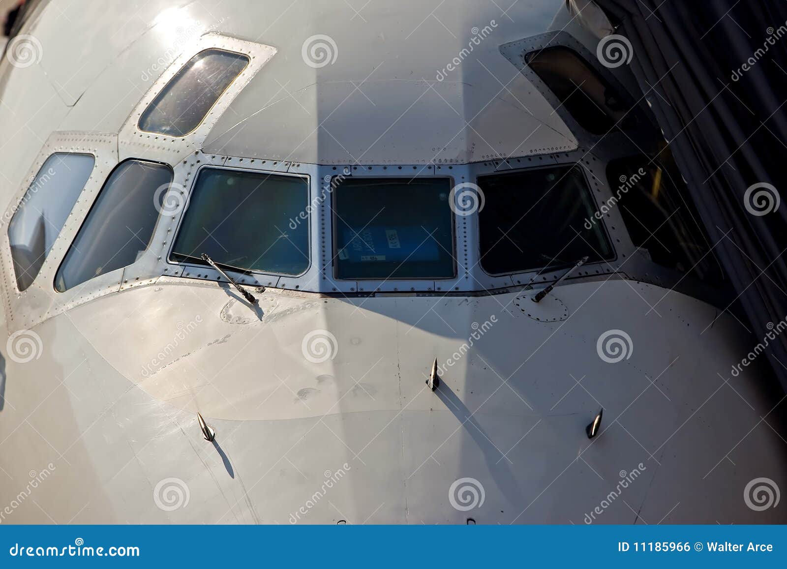 Commercial Aircraft stock photo. Image of docking, depart - 11185966