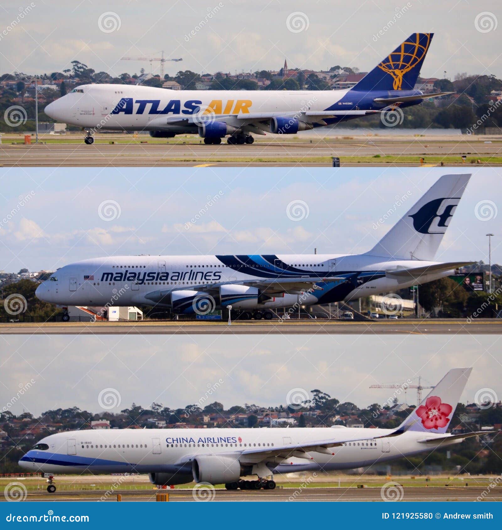 Commercial aircraft editorial image. Image of models - 121925580