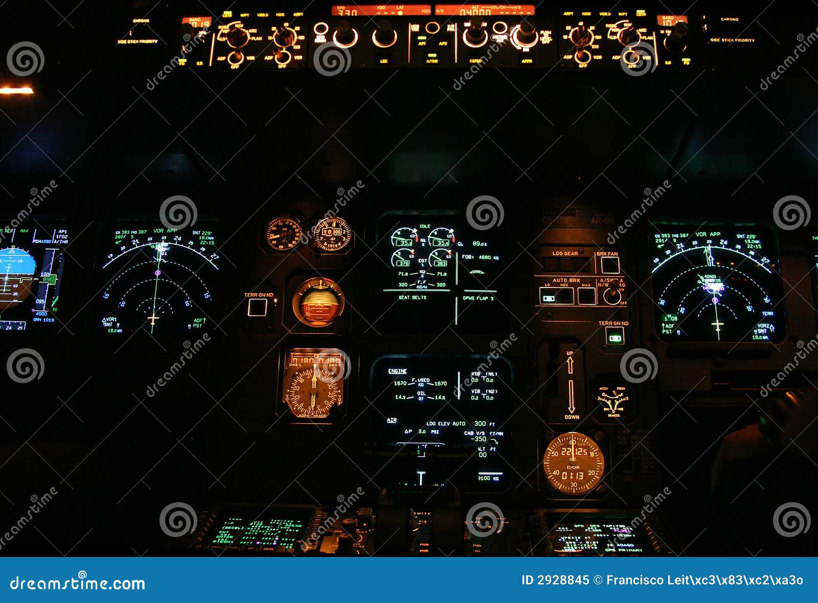 Old Aircraft Panel Royalty-Free Stock Photography | CartoonDealer.com ...