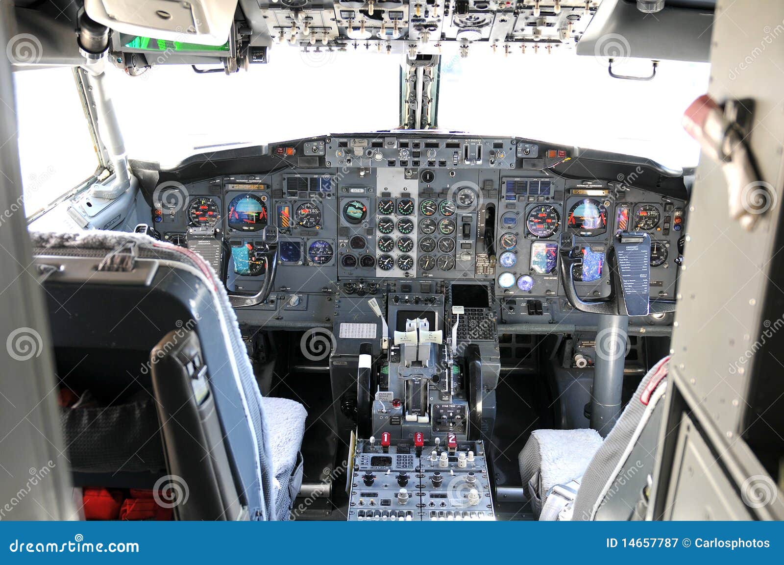 Commercial Airline Cockpit