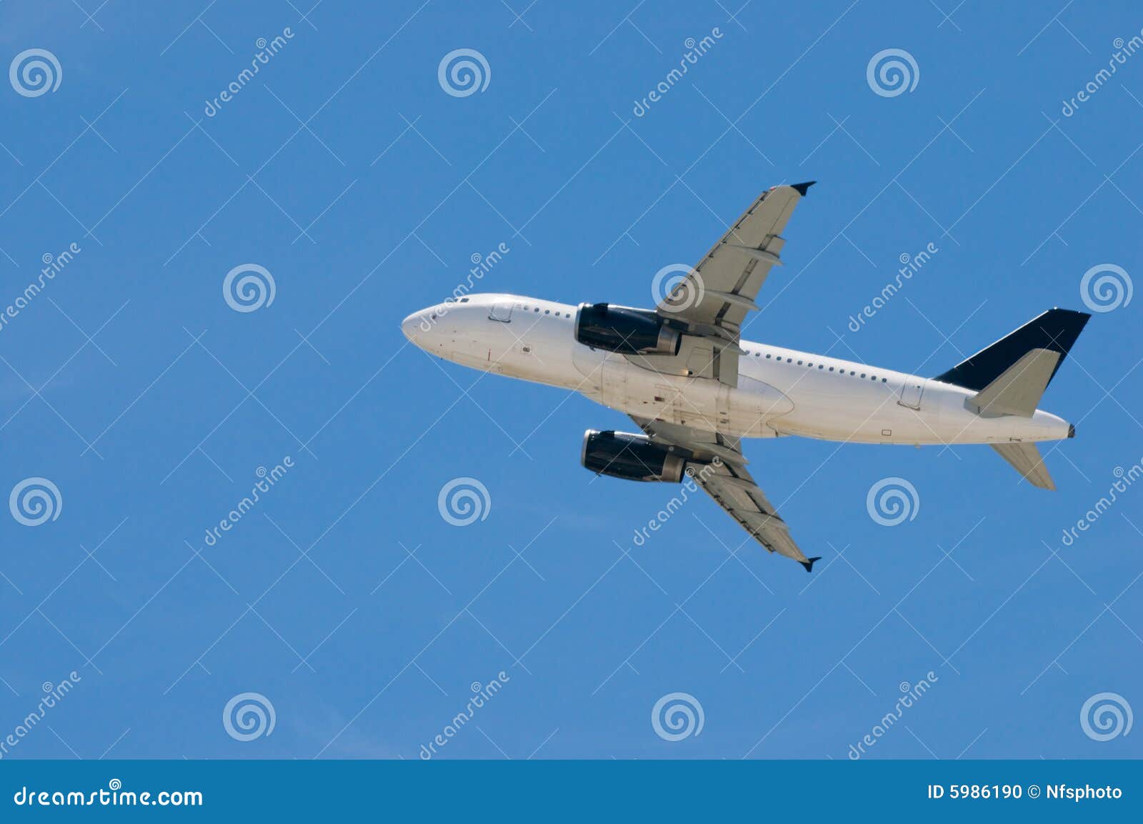 Commercial Airplane Taking Off Stock Photo - Image of airliner ...