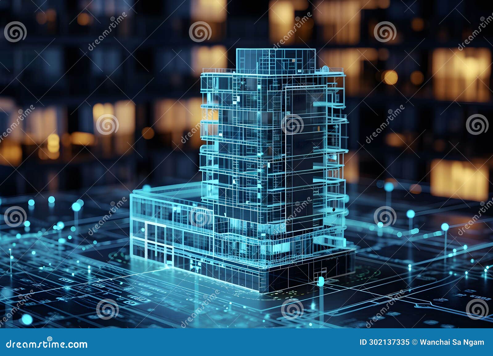 Commercial Building Data Models, Holographic Technology, Infographics ...