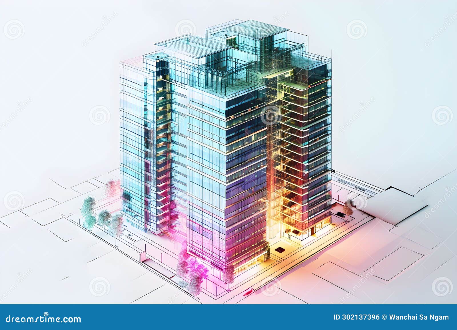 Commercial Building Data Models, Holographic Technology, Infographics ...