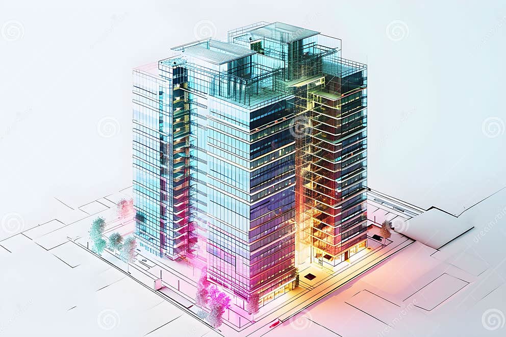 Commercial Building Data Models, Holographic Technology, Infographics ...