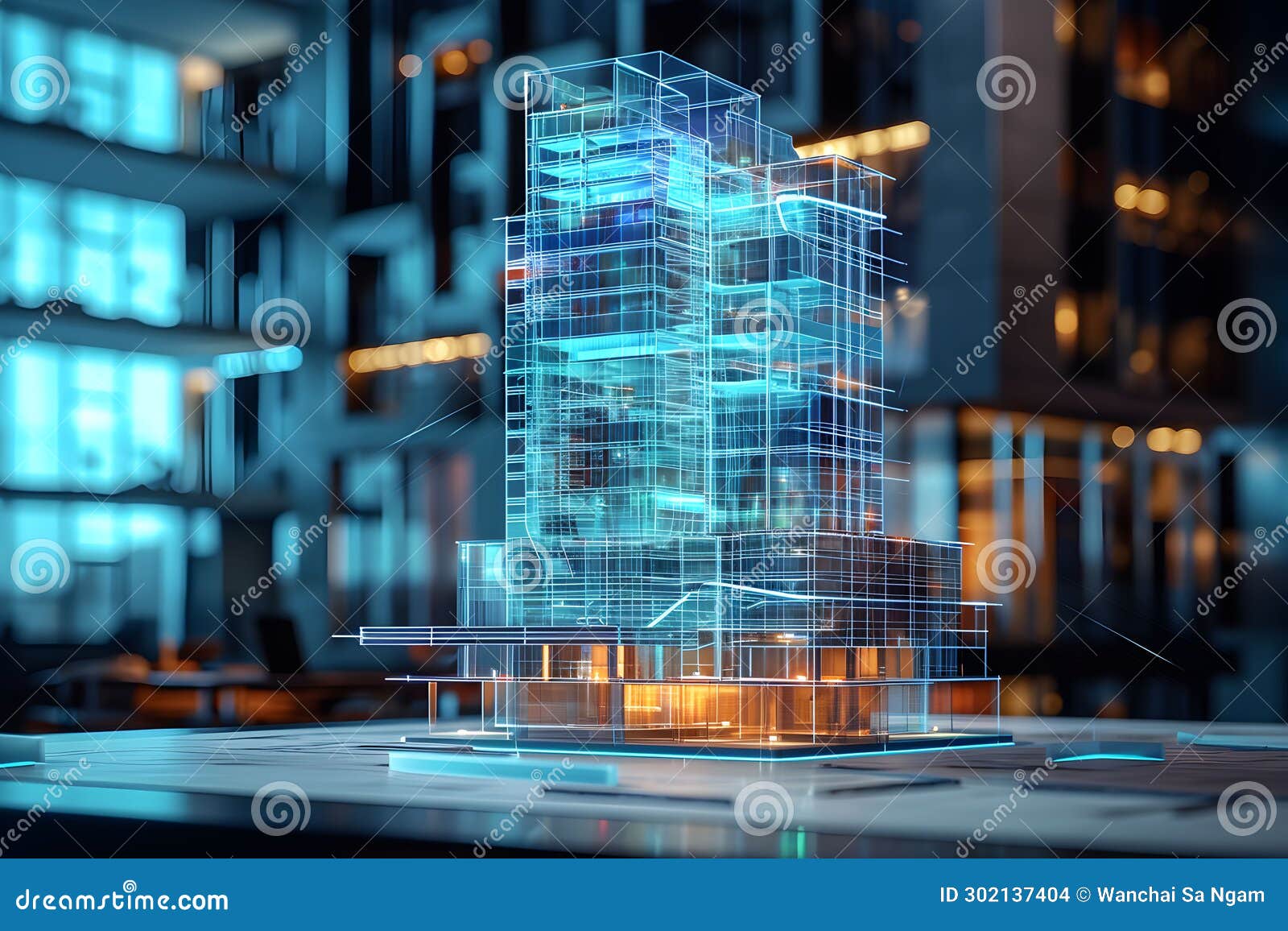 Commercial Building Data Models, Holographic Technology, Infographics ...